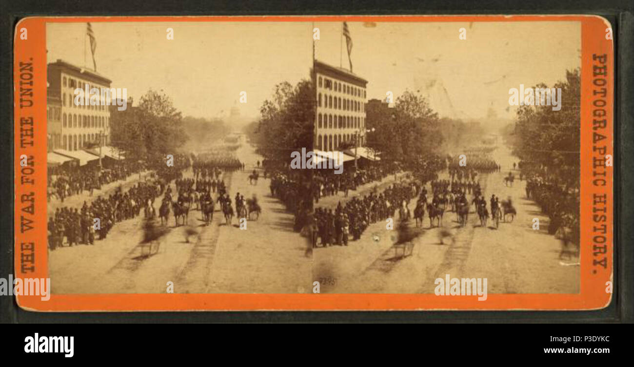 . Sherman's Grand Army. Looking up Pennsylvania Avenue from the ...