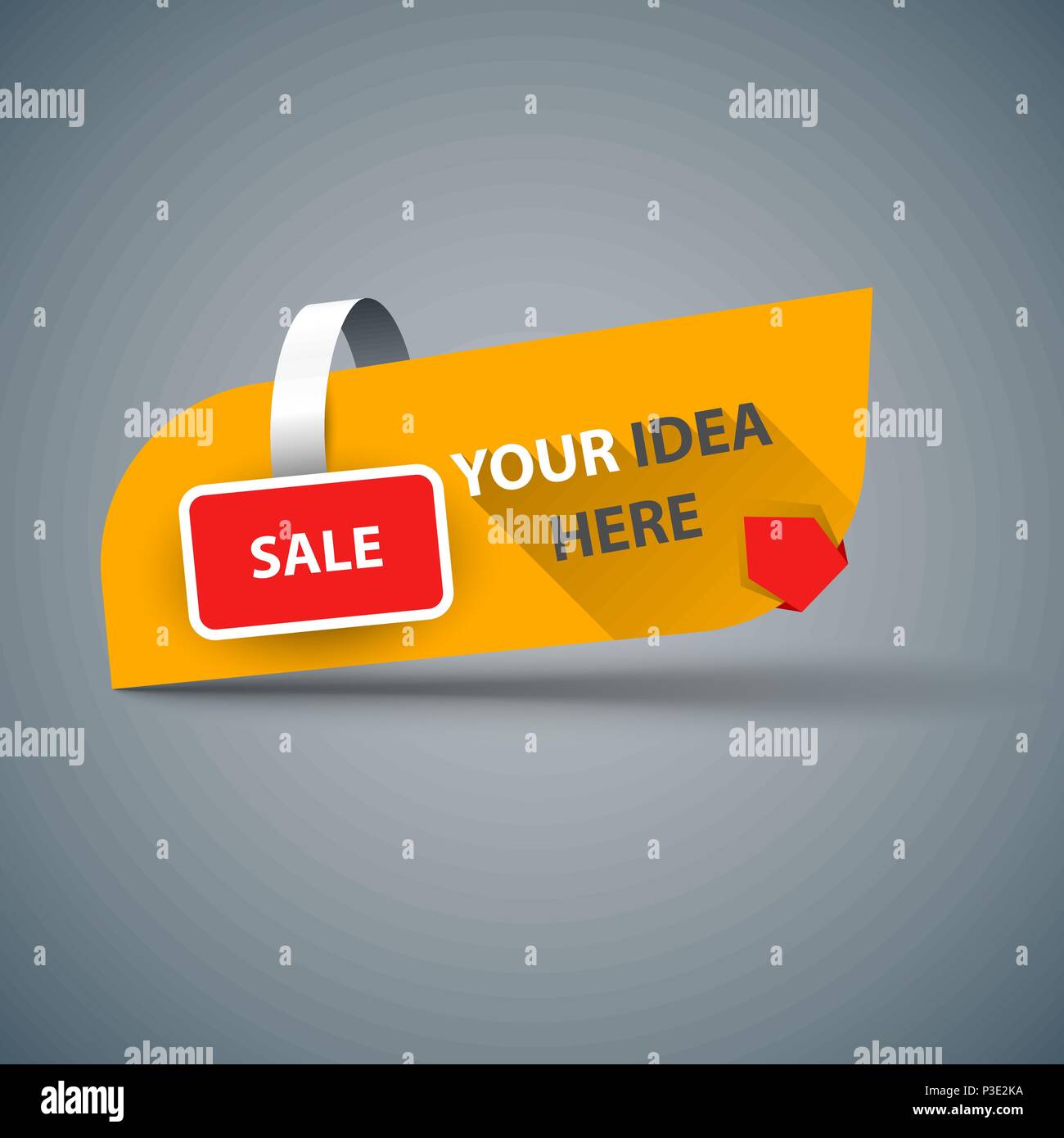 Paper banner - business infographic Stock Vector Image & Art - Alamy