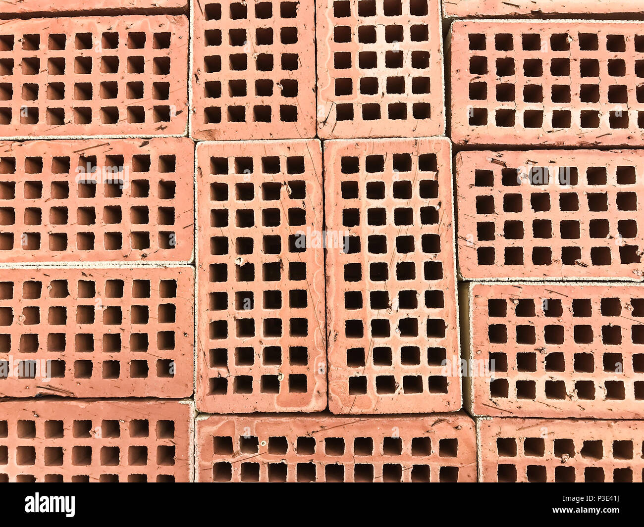 Theme of construction. Brick background. Studio Photo Stock Photo - Alamy