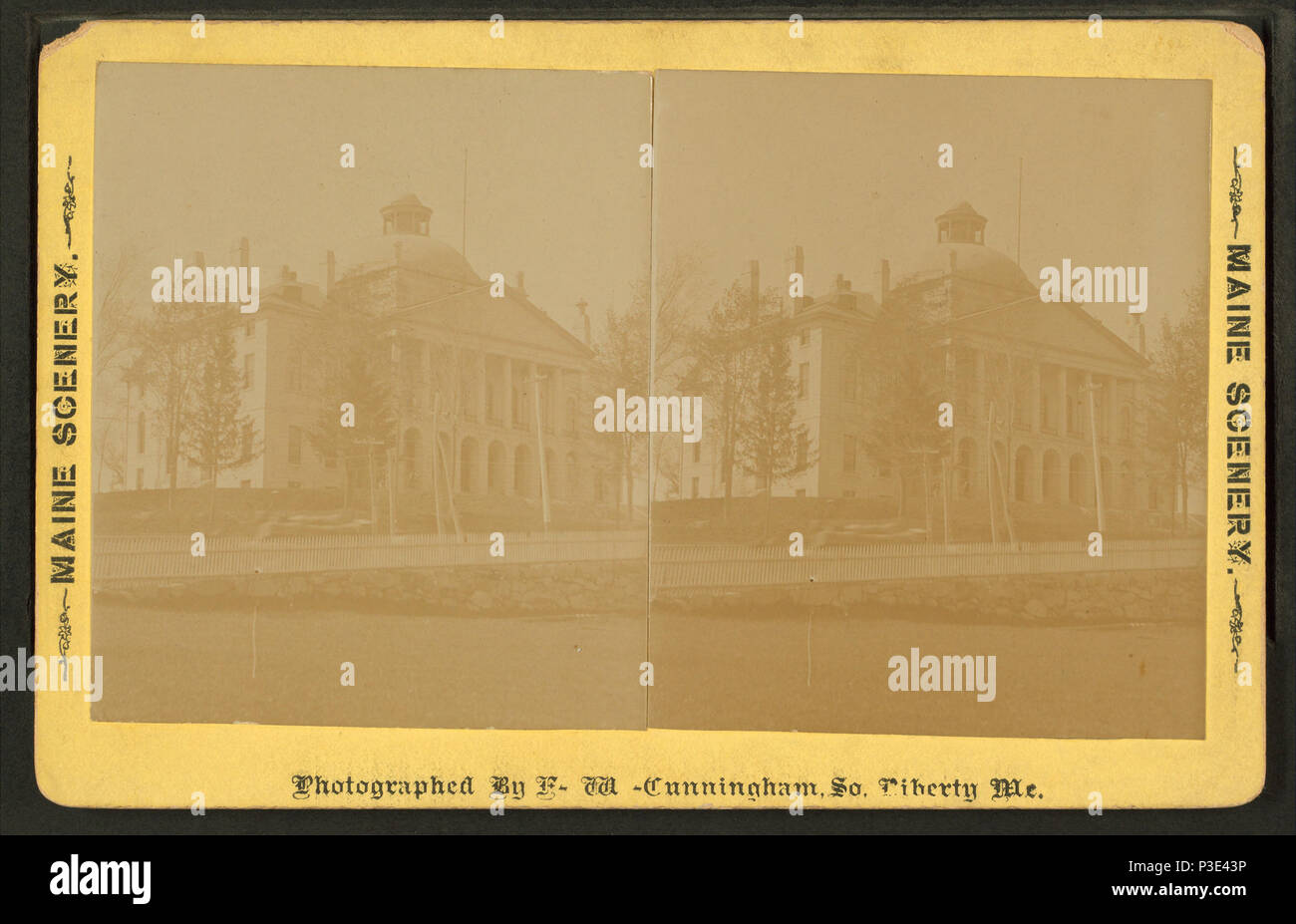 . State Capitol, Augusta, Maine. Alternate Title: Maine Scenery ...