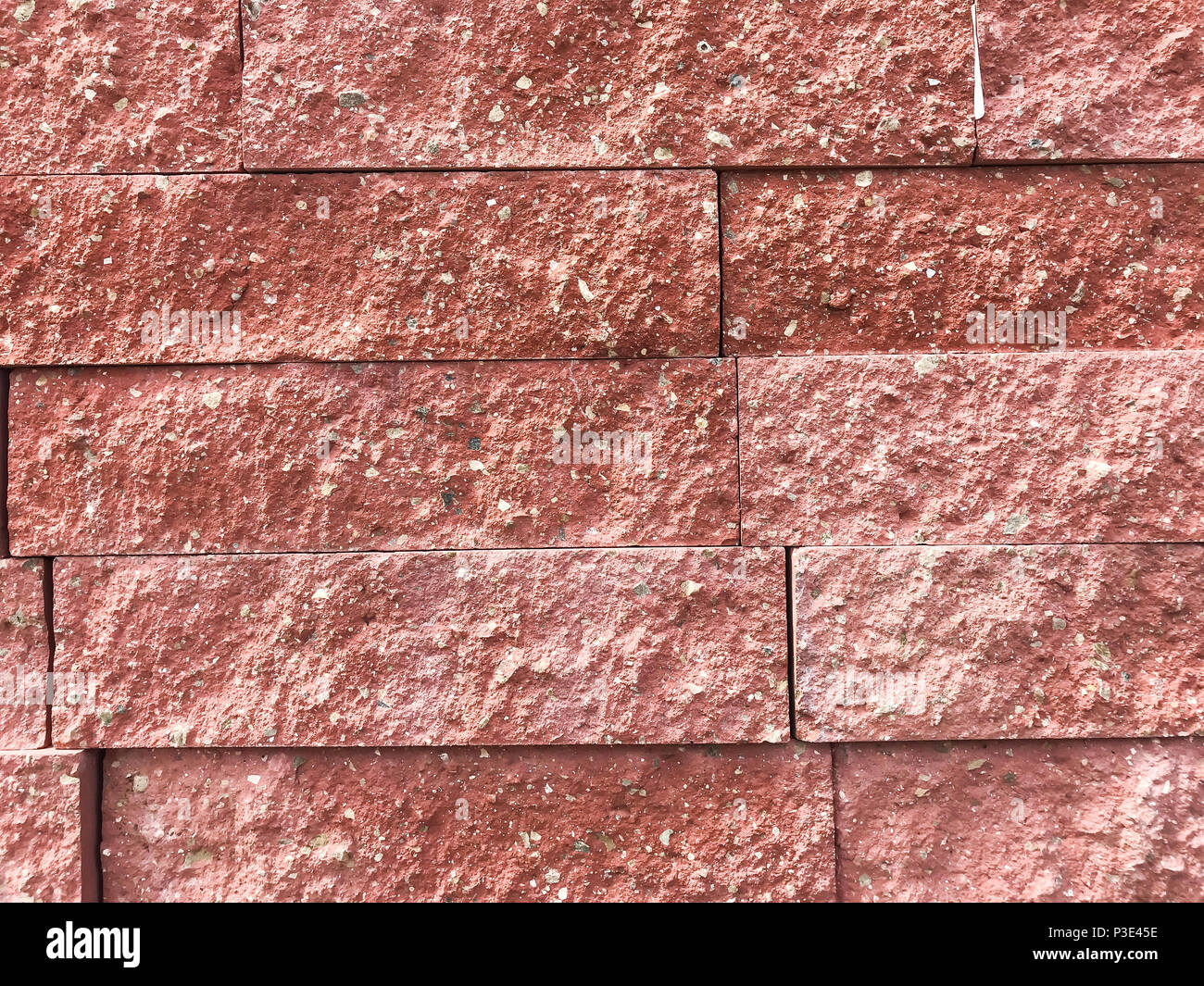Theme of construction. Brick background. Studio Photo Stock Photo - Alamy