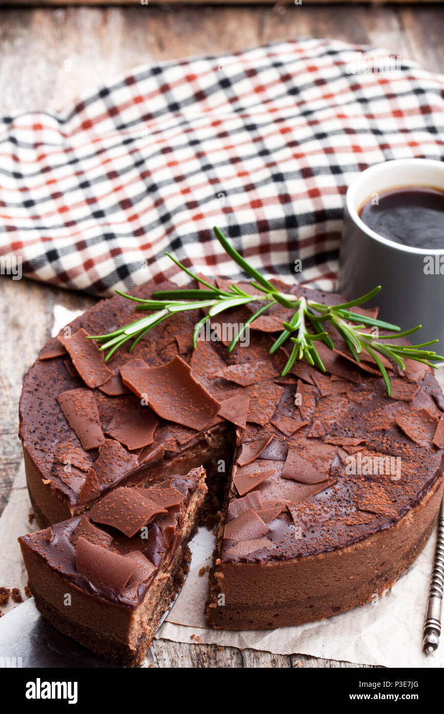 Belgian Chocolate Cheesecake High Resolution Stock Photography and ...