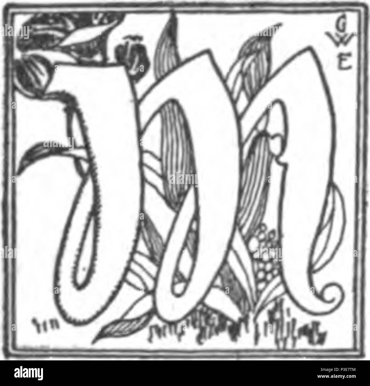 Initial m hi-res stock photography and images - Alamy