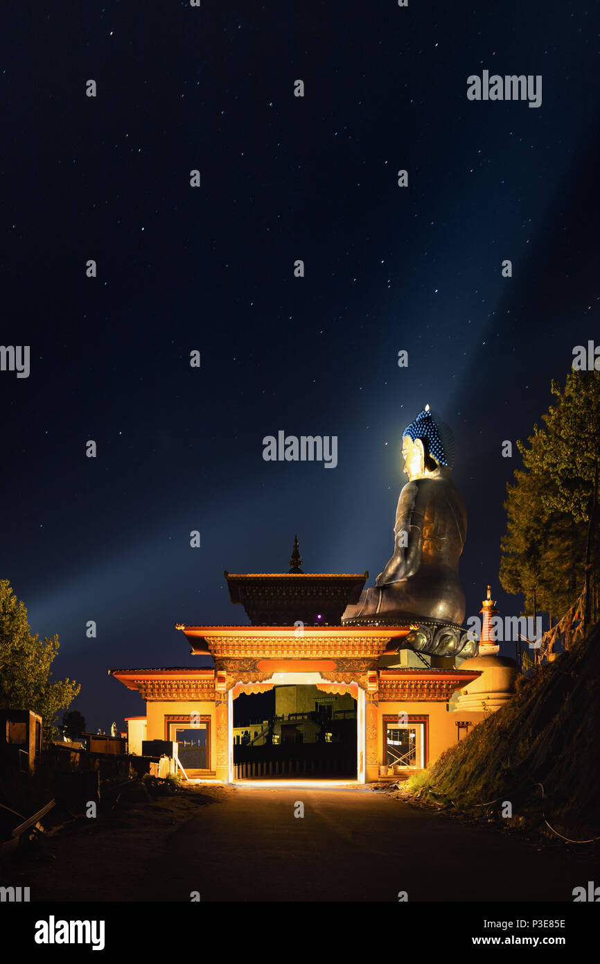 The 169 feet tall bronze buddha statue in Thimphu Bhutan Stock Photo ...