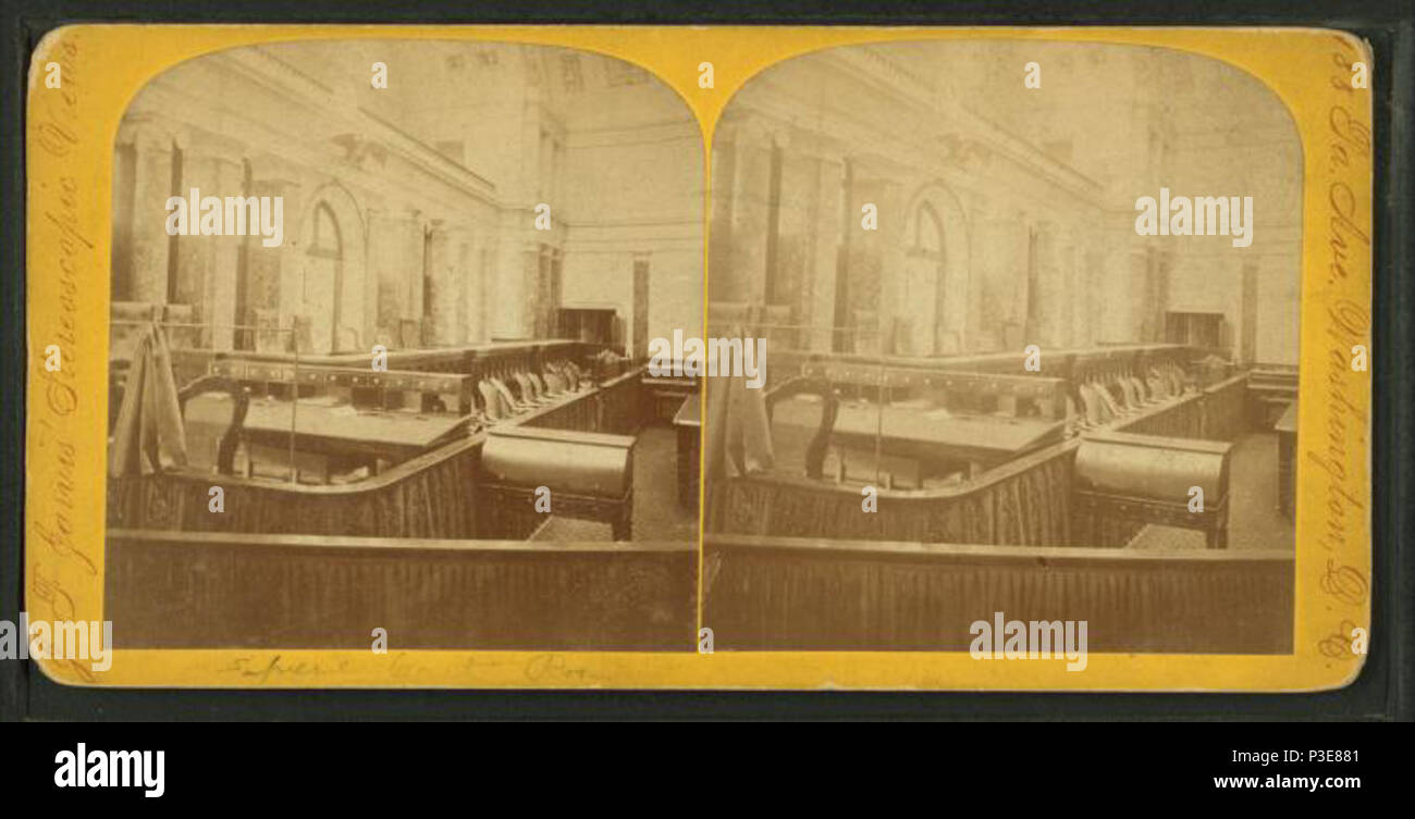 Old supreme court chamber in washington hi-res stock photography and ...