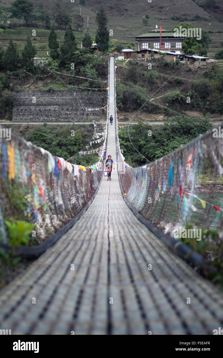 Wire rope suspension bridge hi-res stock photography and images - Alamy