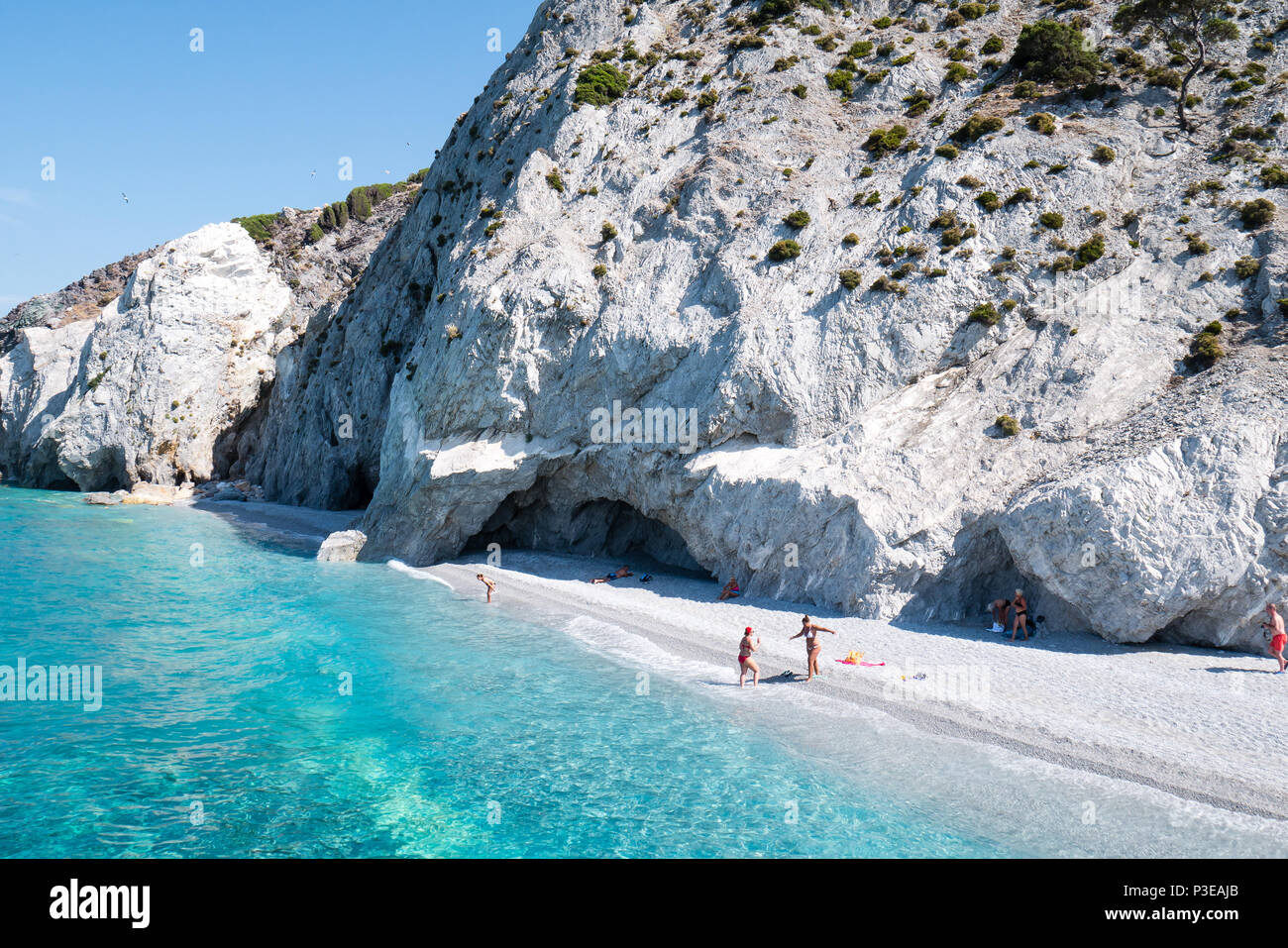 Lalaria Beach Skiathos Stock Photo - Alamy