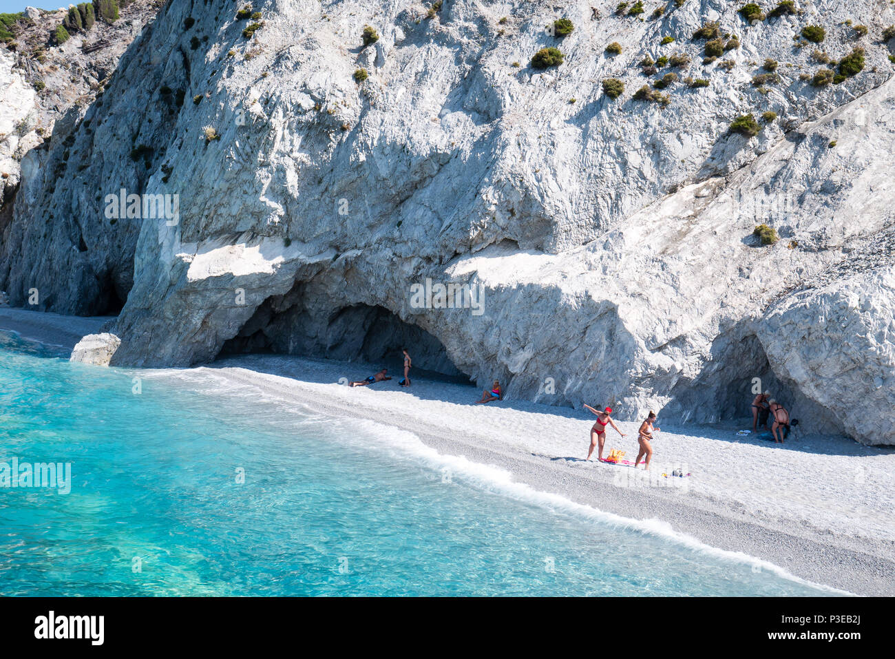 Lalaria Beach Skiathos Stock Photo - Alamy