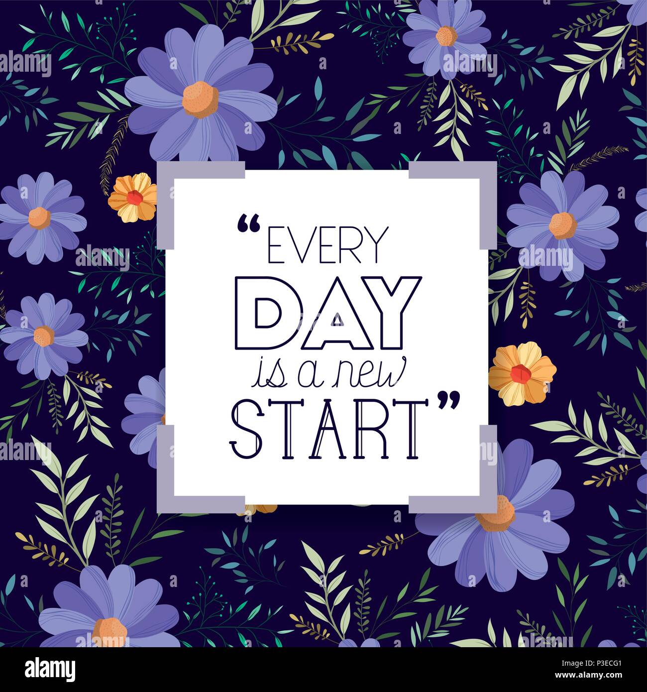 positive attitude message with hand made font Stock Vector Image & Art ...