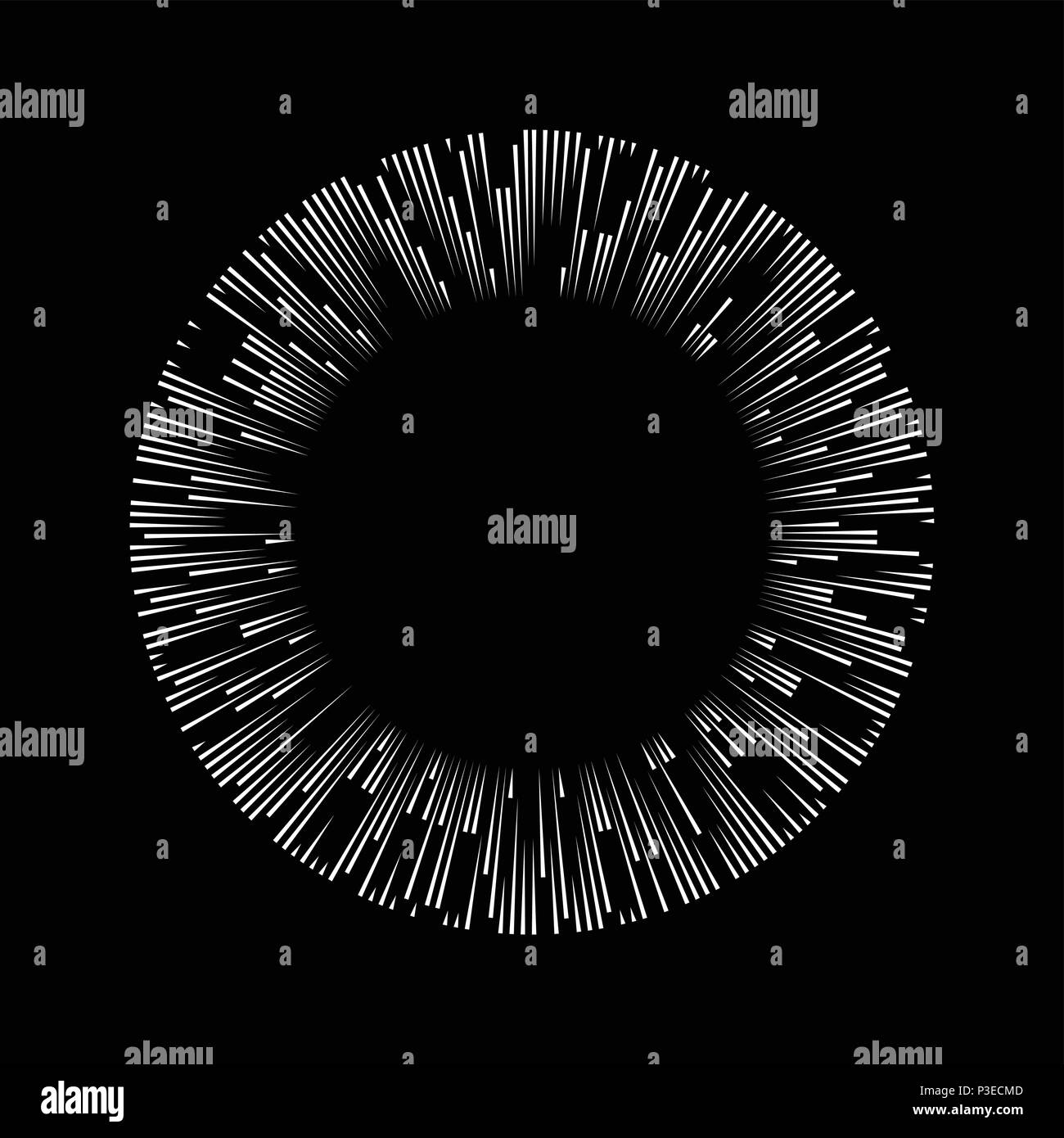 explosion radial lines Stock Vector Image & Art - Alamy