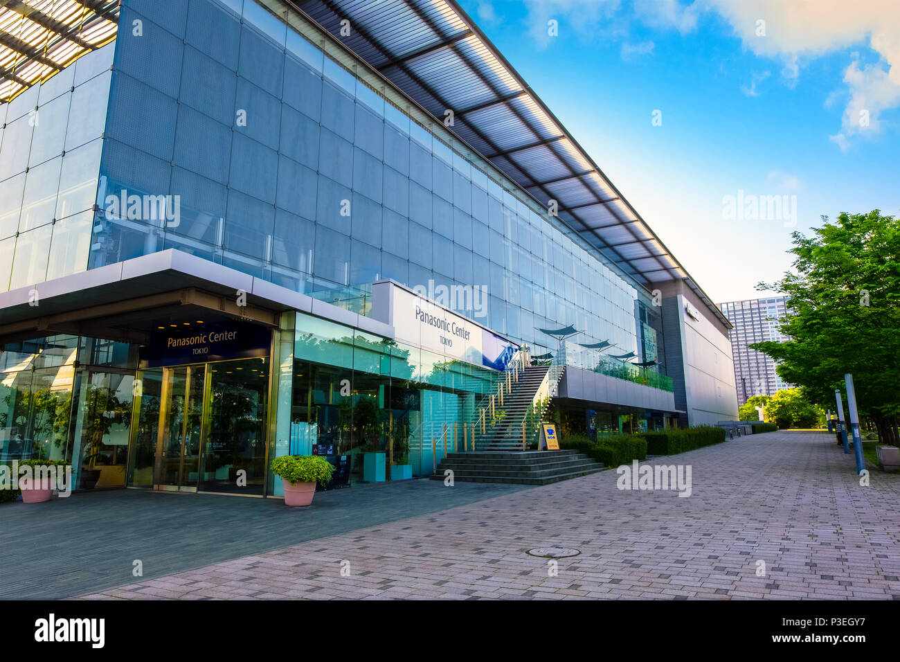 TOKYO, JAPAN - APRIL 20 2018: Panasonic Center Tokyo - showroom for ...