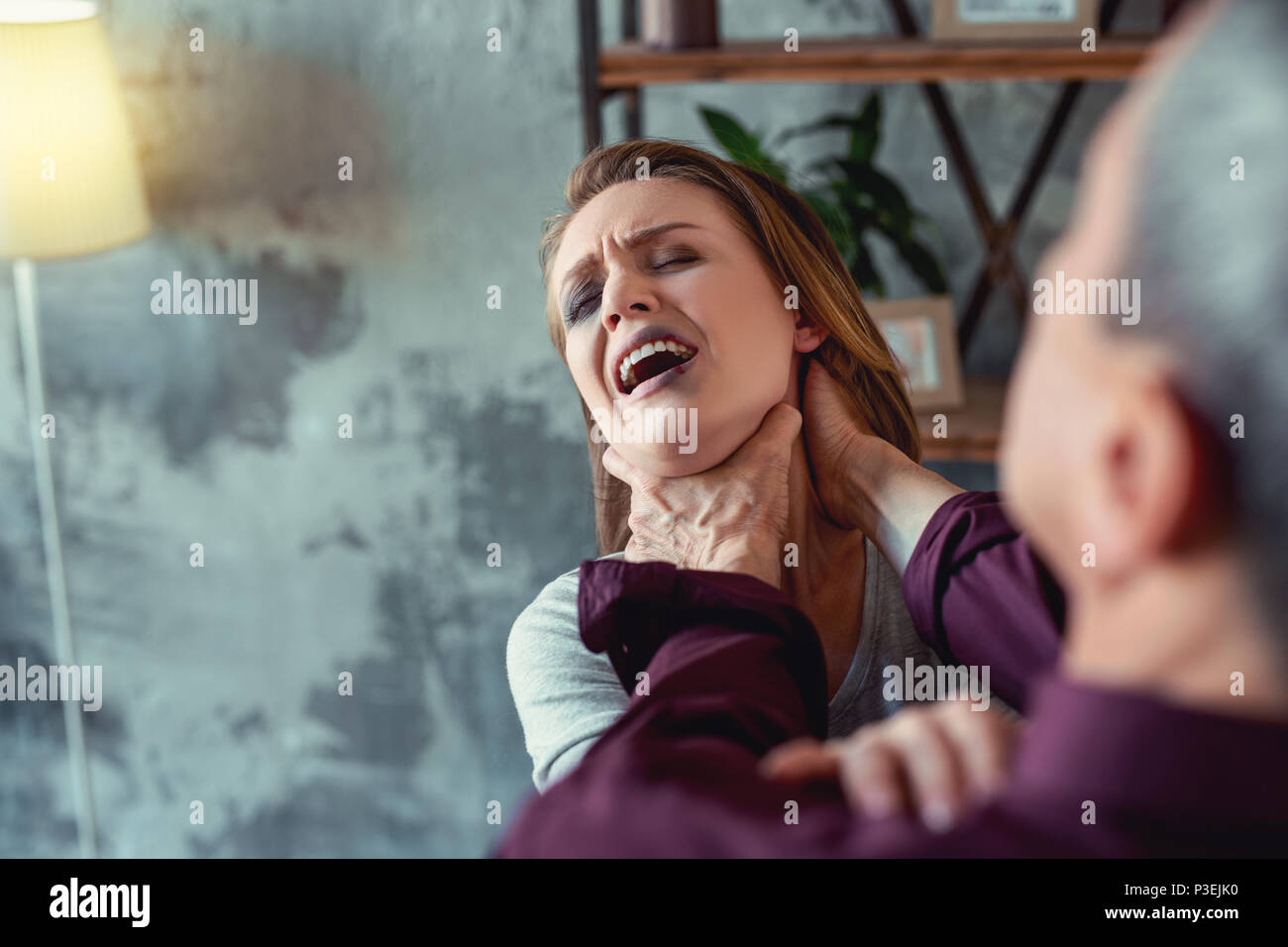 Woman having eye problem hi-res stock photography and images - Alamy