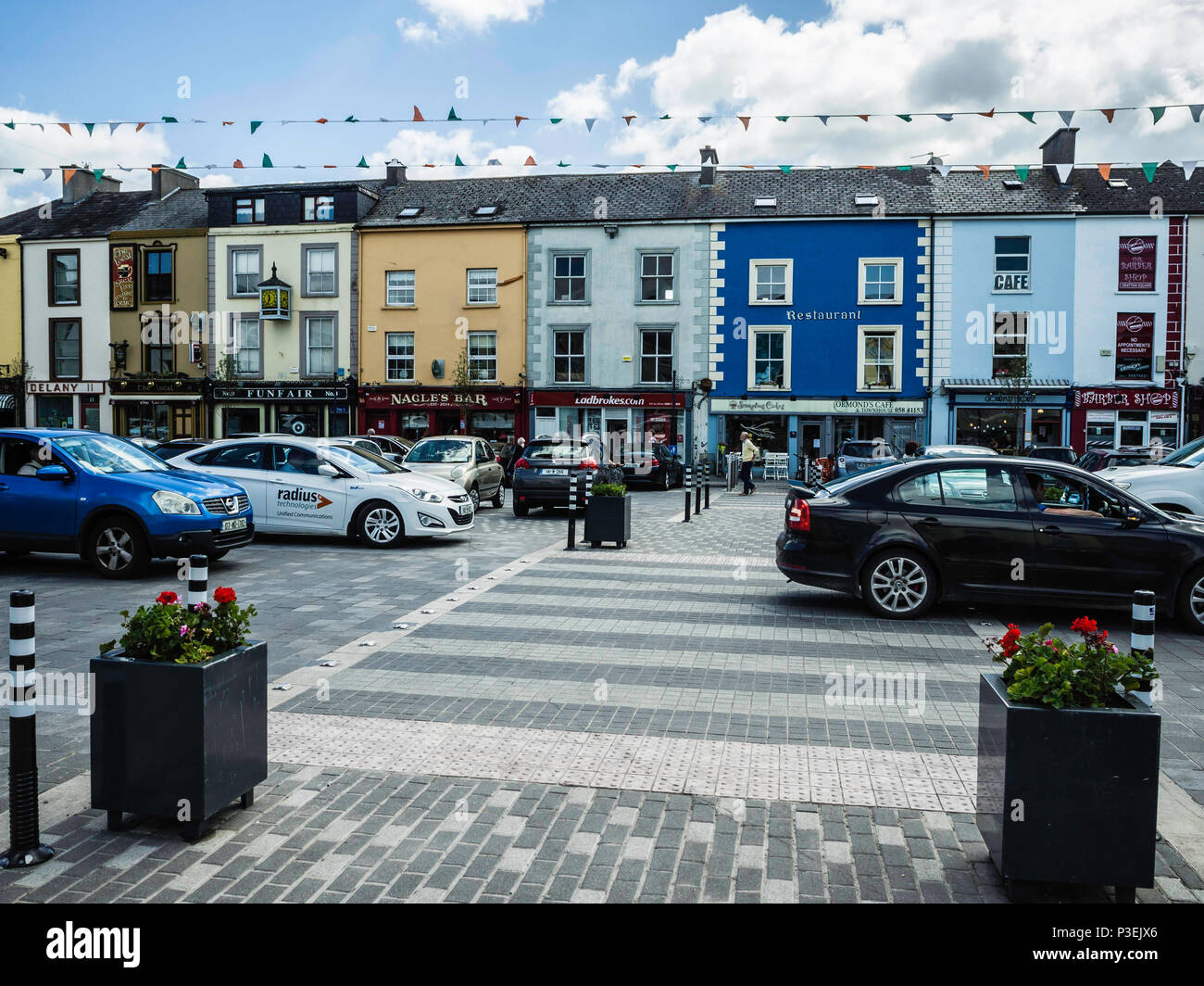 Grattan Square, Dungarvan Stock Photo - Alamy