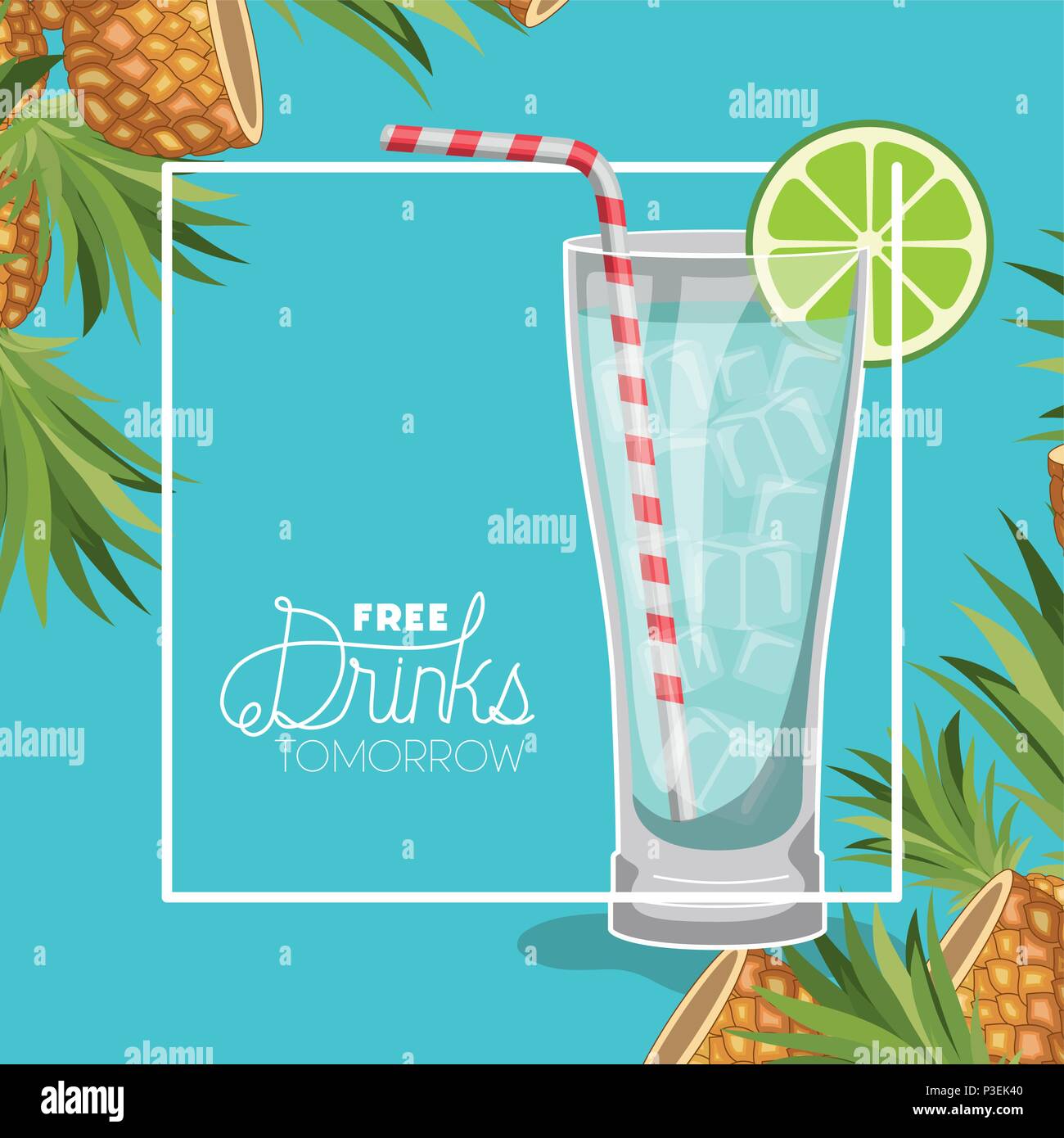 cocktail free drink tomorrow Stock Vector Image & Art - Alamy