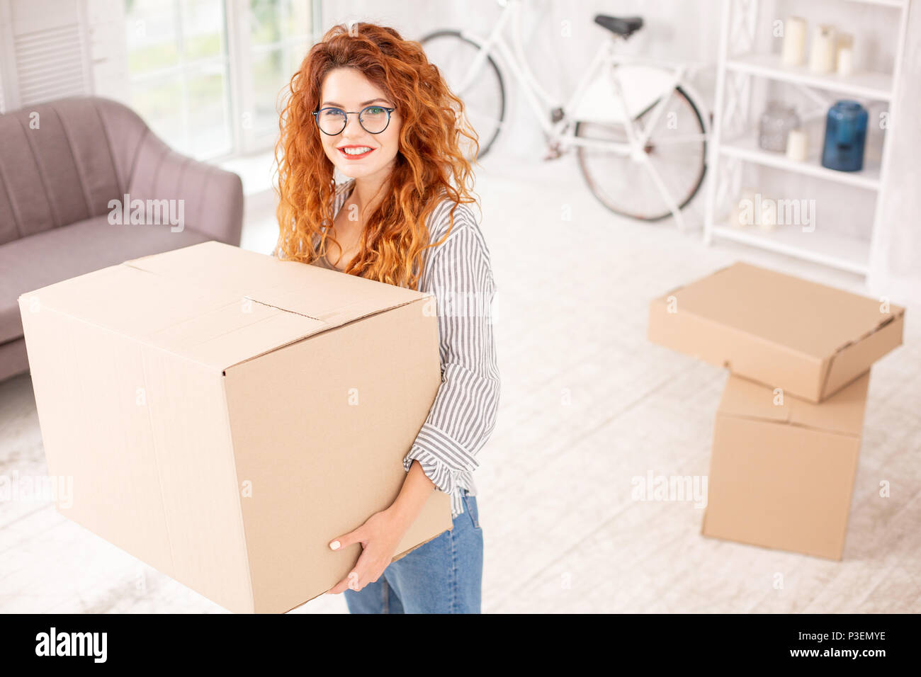 Exuberant woman hi-res stock photography and images - Alamy