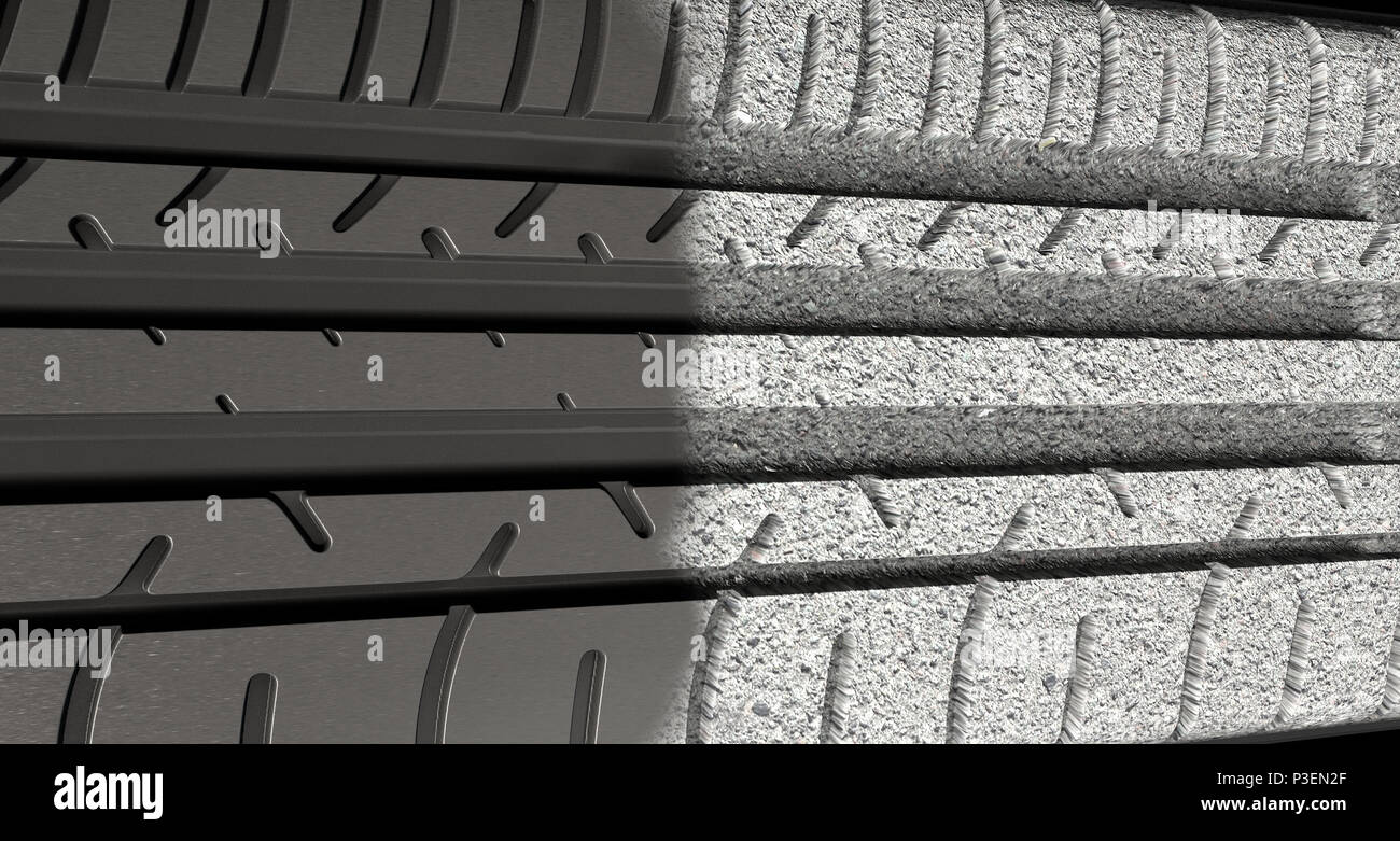 Tyre tread comparison hi-res stock photography and images - Alamy