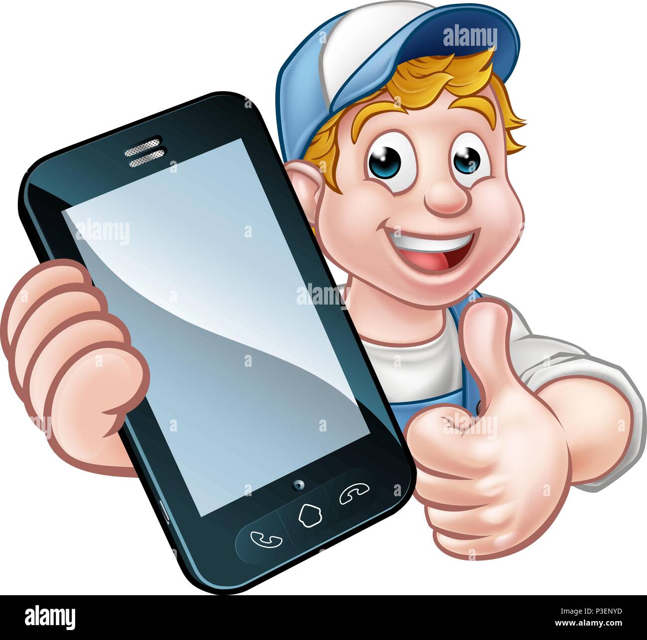 Mechanic thumbs Stock Vector Images - Alamy