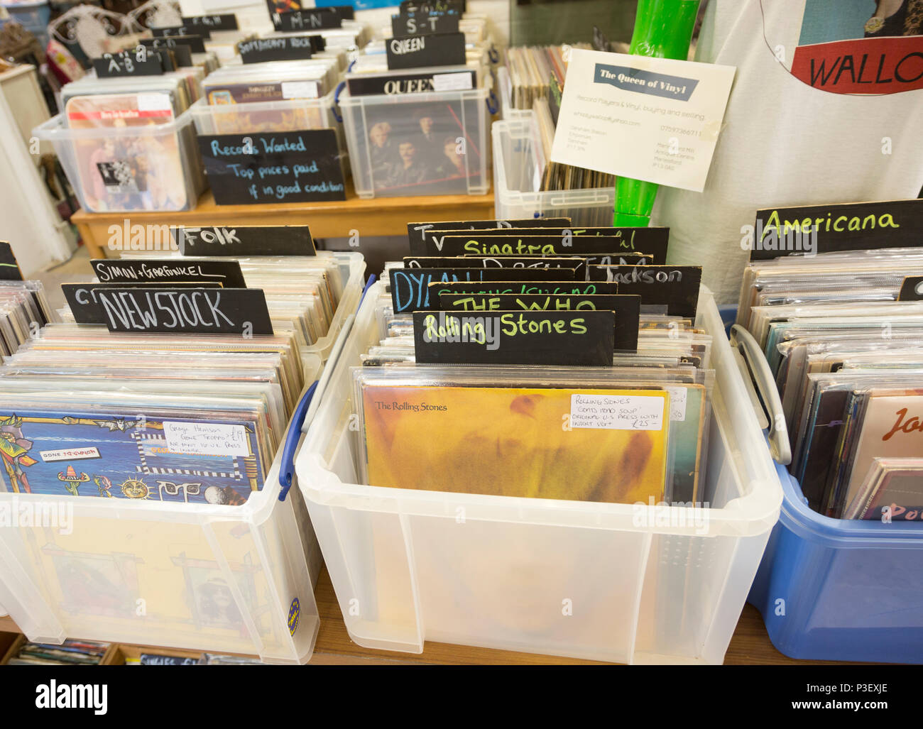 1970s record shop hi-res stock photography and images - Alamy