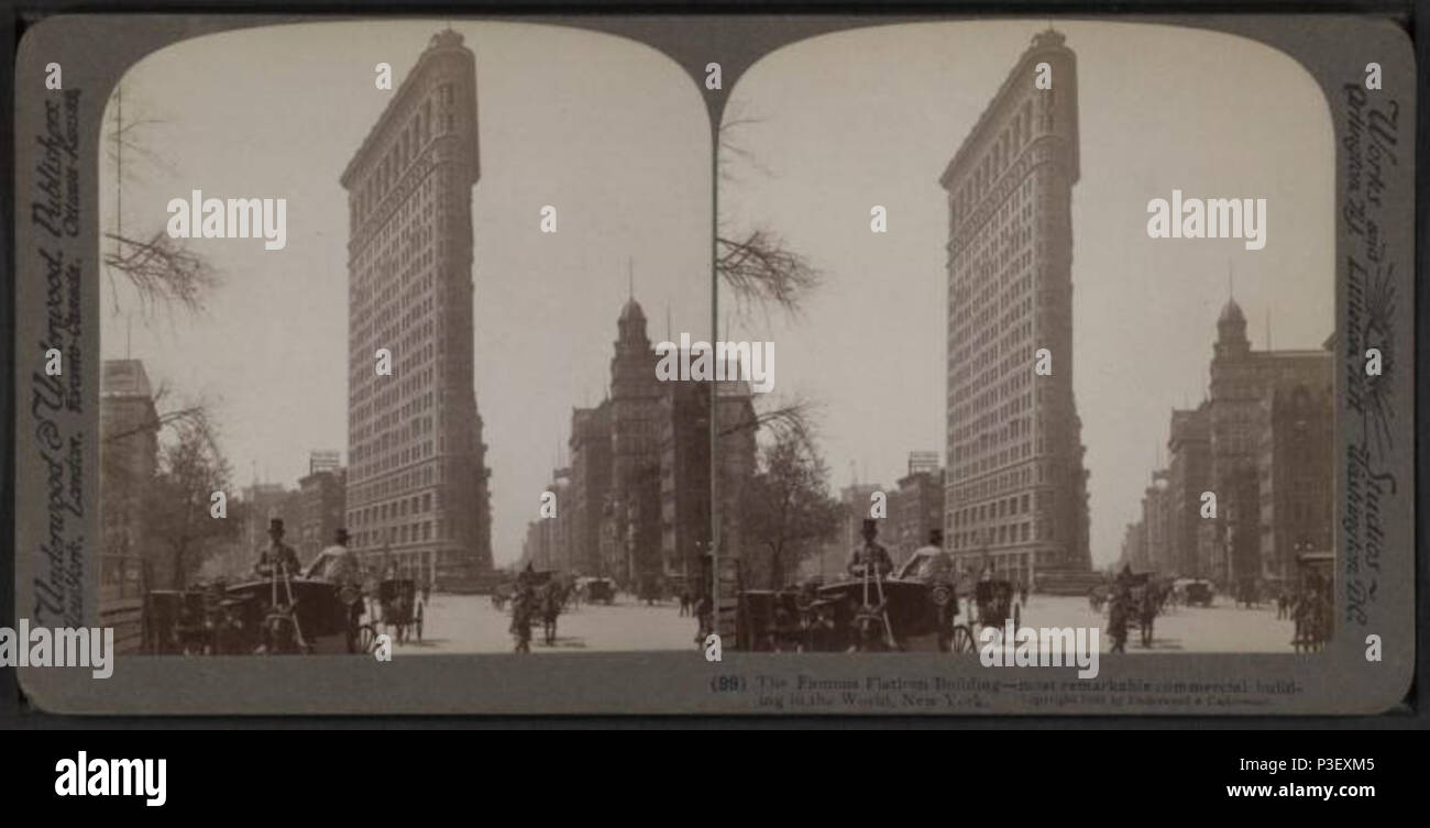 . The Famous Flatiron Building, most remarkable commercial building in ...