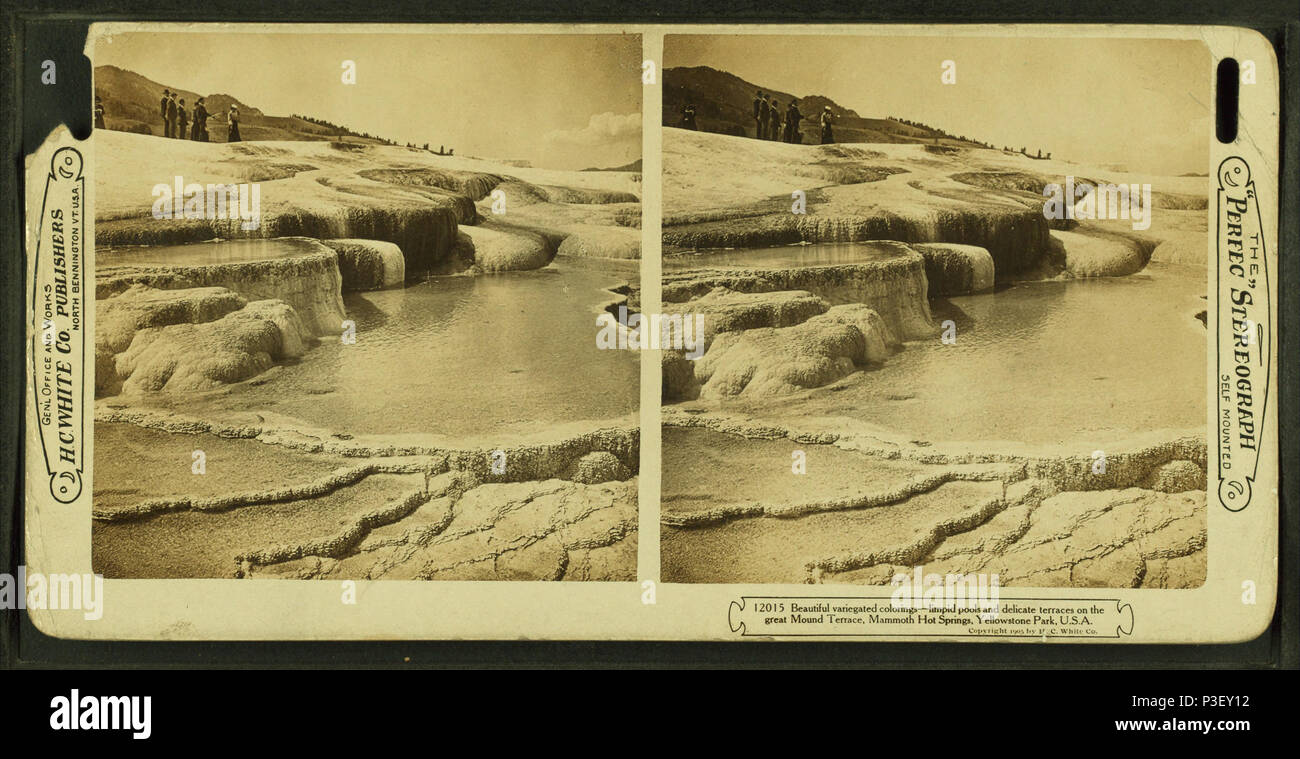 . Beautiful variegated colorings, limpid pools and delicate terraces on ...