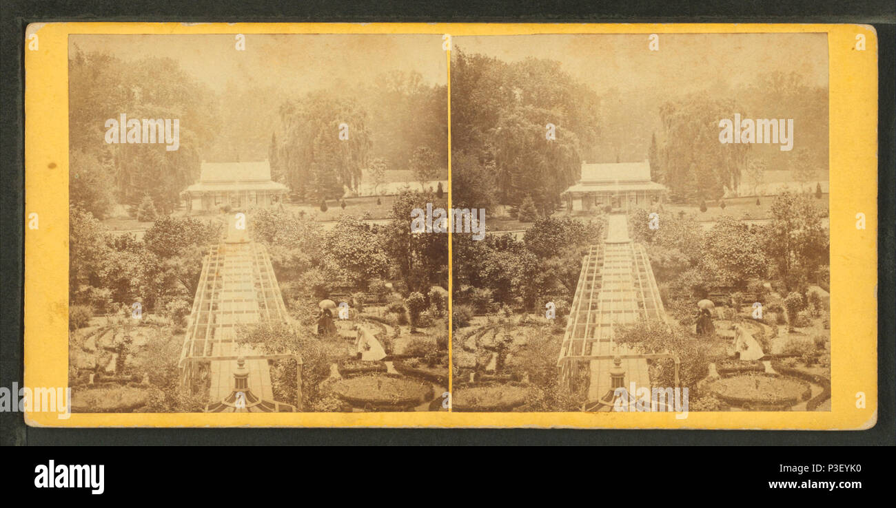 . The garden walk, Friends Asylum, Philadelphia. Coverage: 1865?-1885 ...