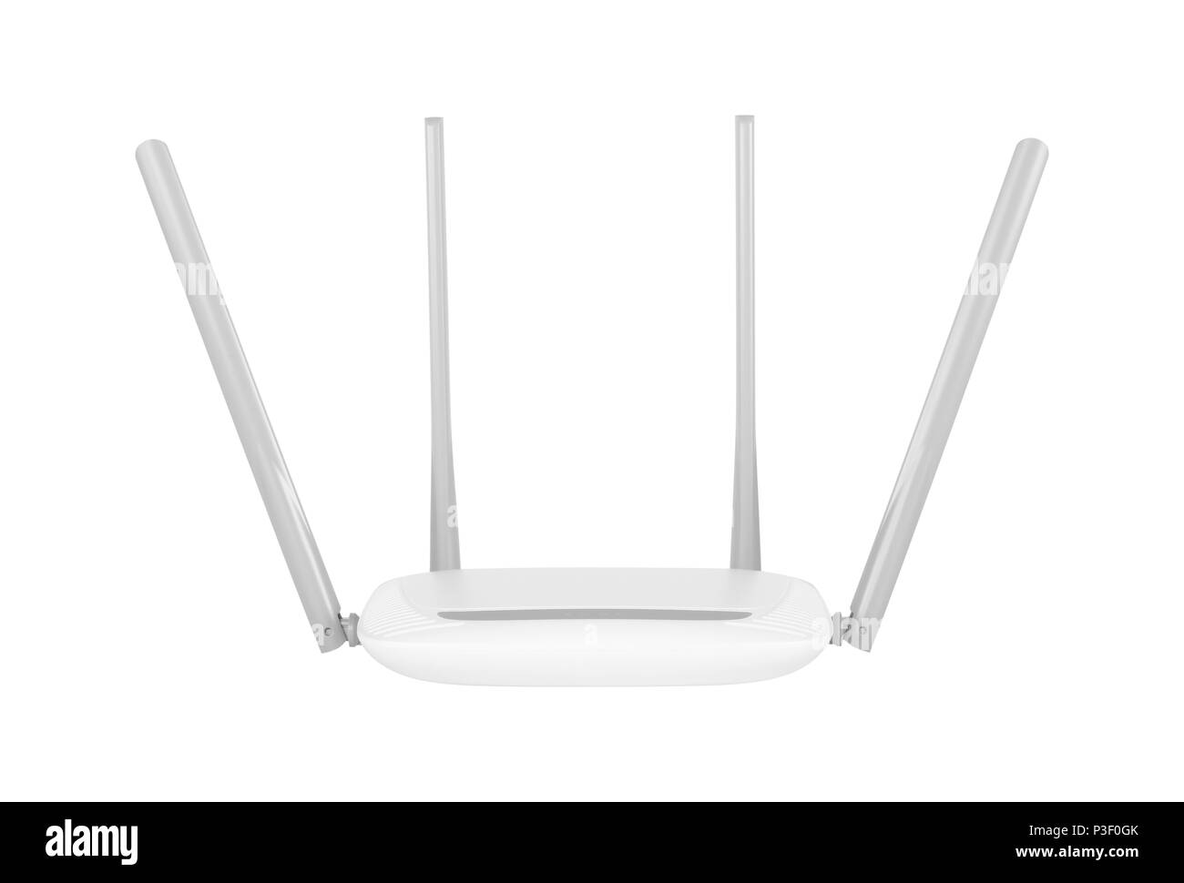 Networking hardware - Wi-Fi router on a white background. It is ...