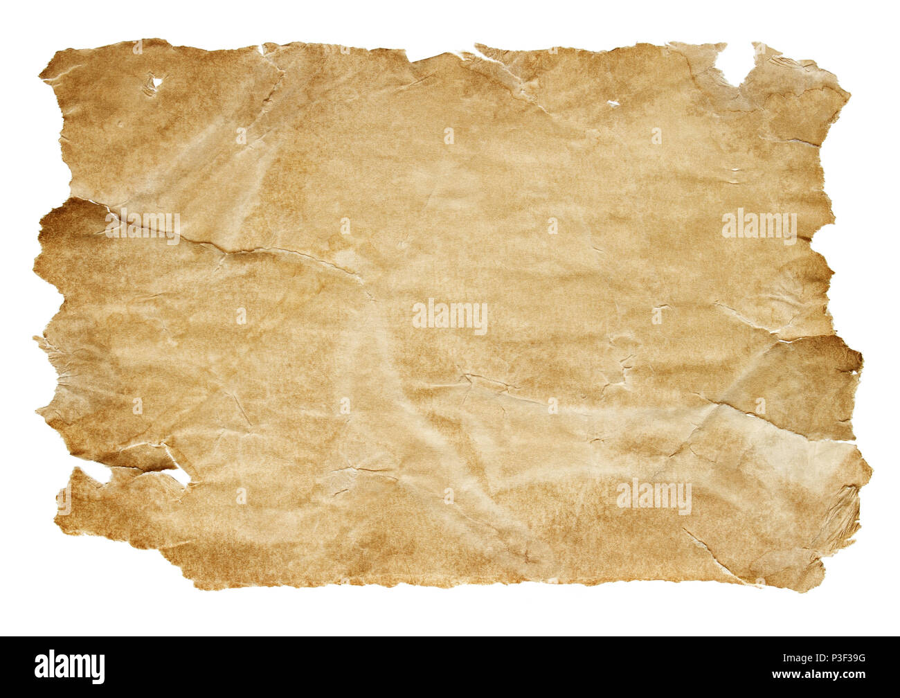 Antique textured sheet Cut Out Stock Images & Pictures - Alamy