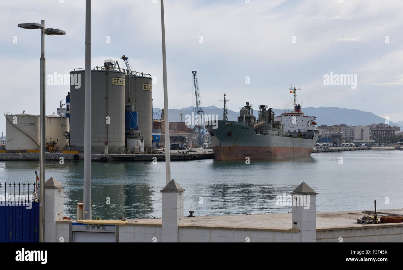 Malaga harbour hi-res stock photography and images - Alamy