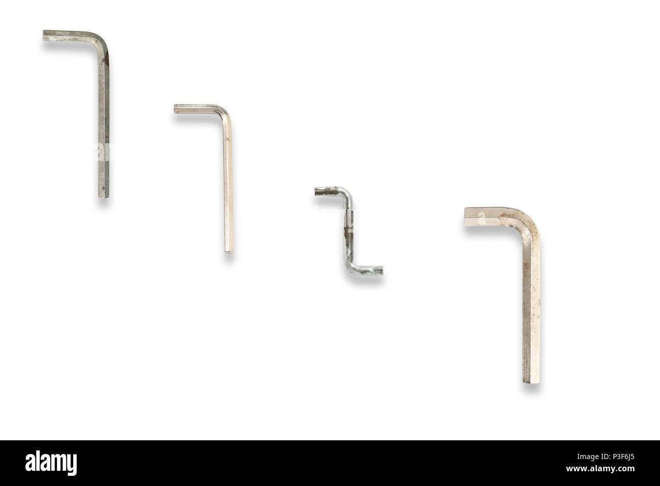 Hexagon wrenches Cut Out Stock Images & Pictures - Alamy