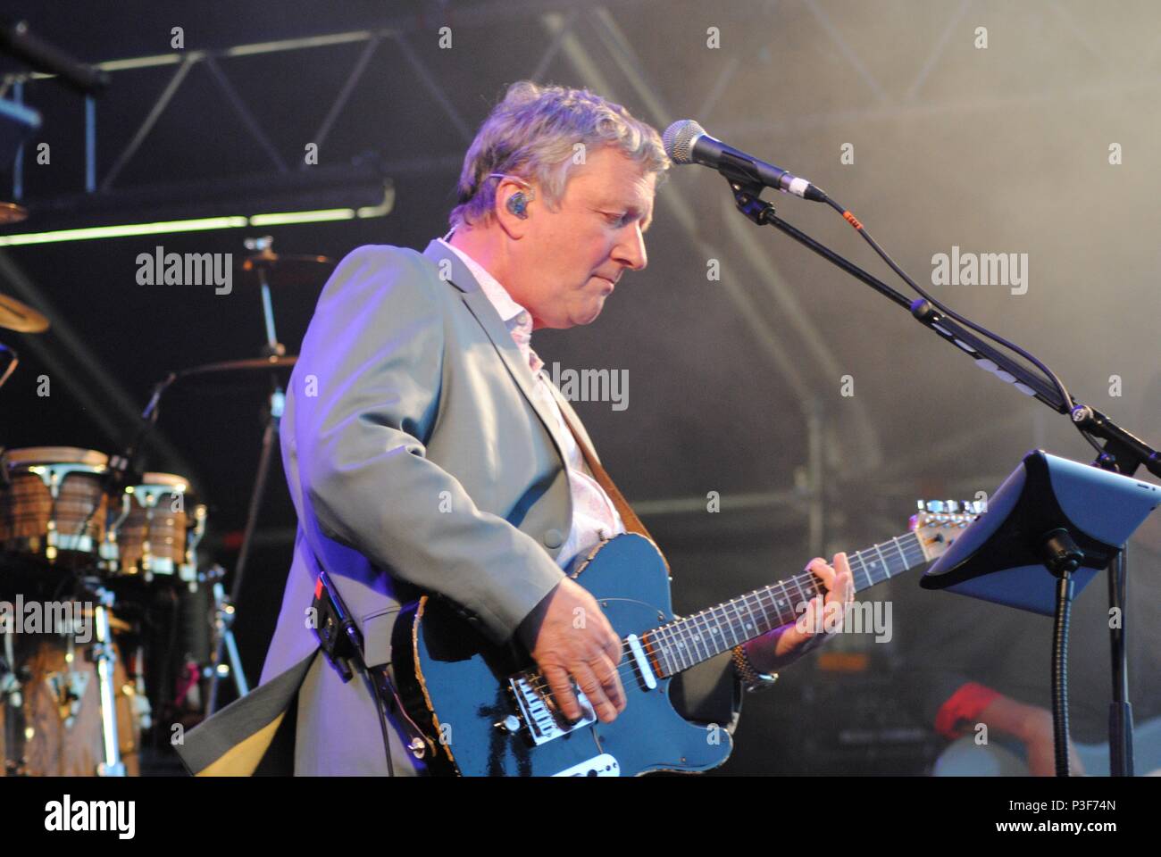 Squeeze rock Bath. England - Pub in the Park festival, June 2018 Stock ...