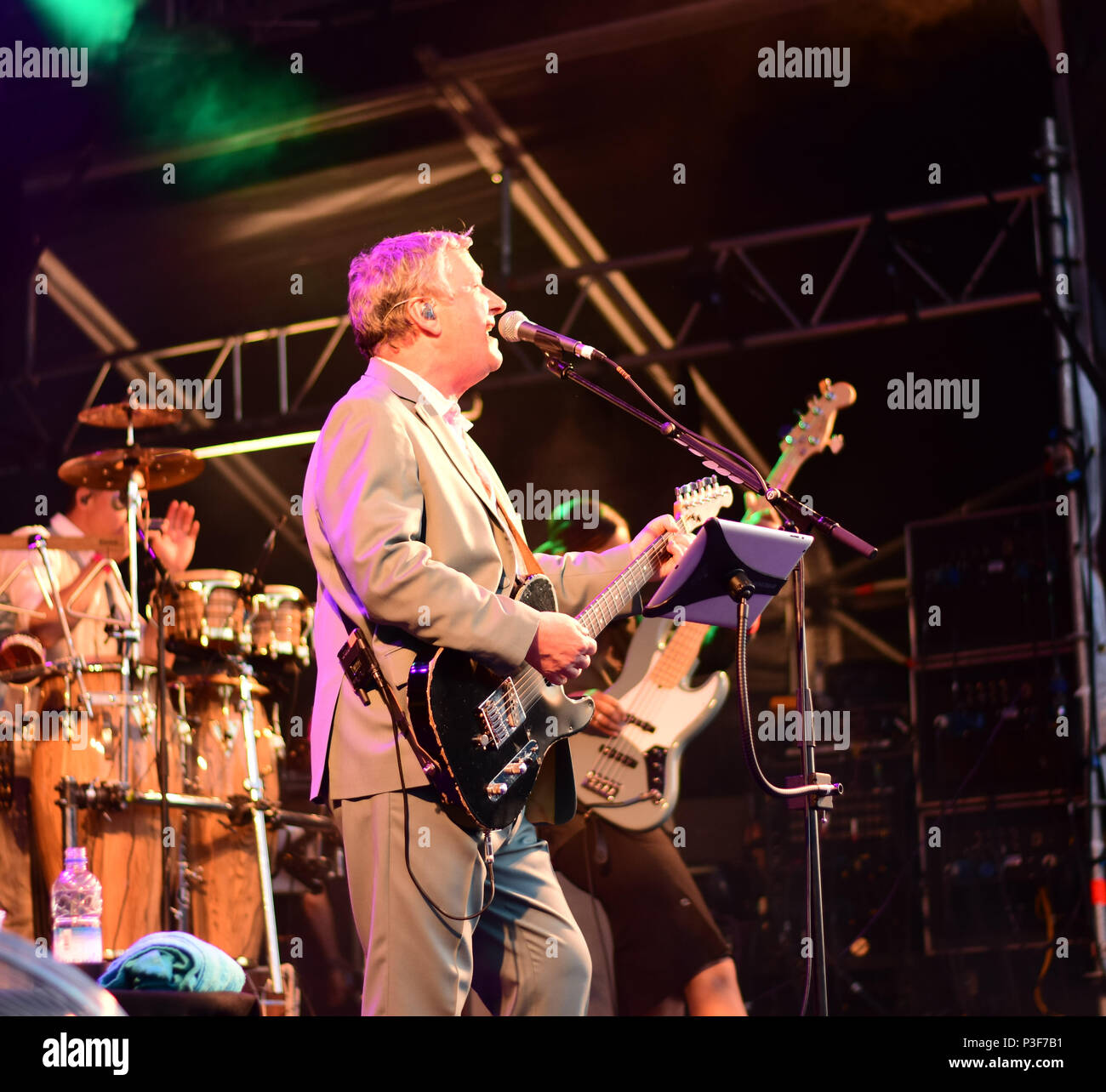 Squeeze rock Bath. England - Pub in the Park festival, June 2018 Stock ...