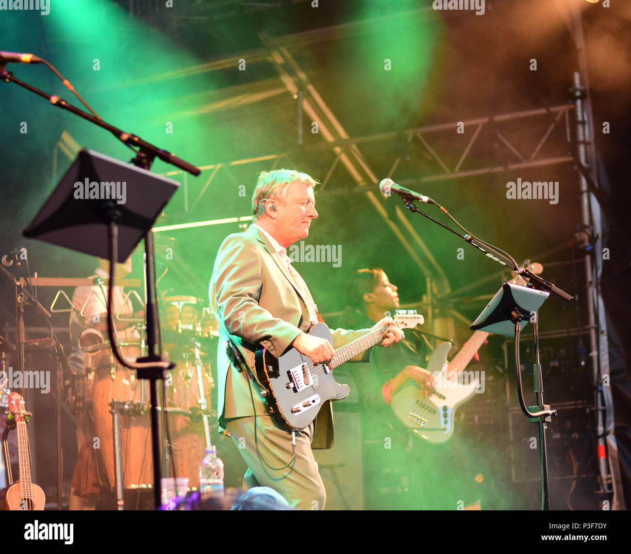 Squeeze rock Bath. England - Pub in the Park festival, June 2018 Stock ...