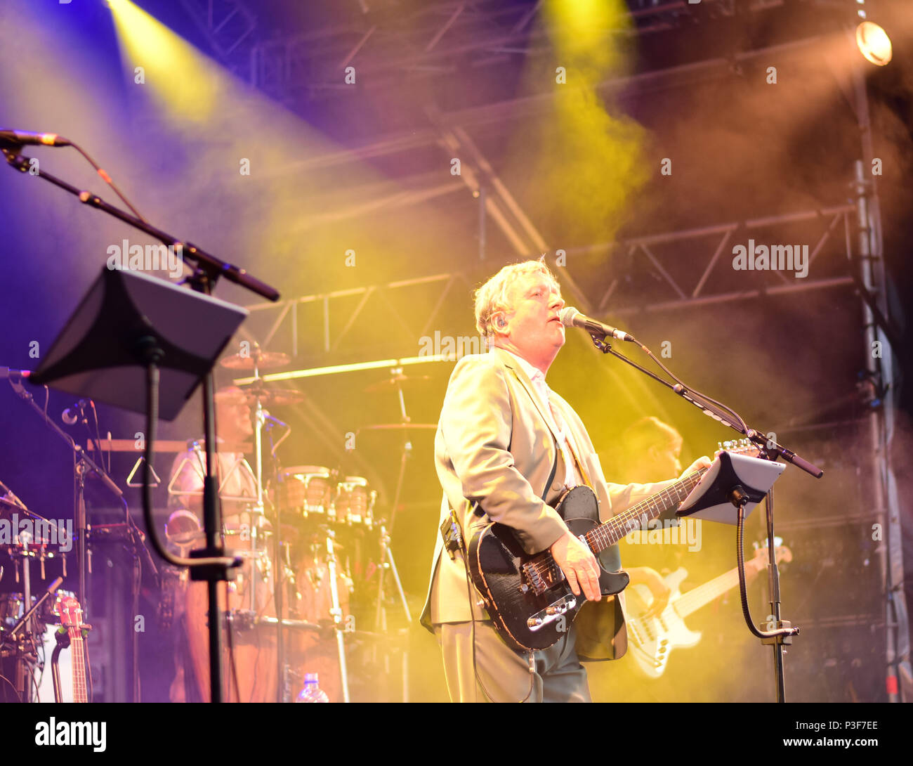 Squeeze rock Bath, England, Pub in the Park Festival, June 2018 Stock ...