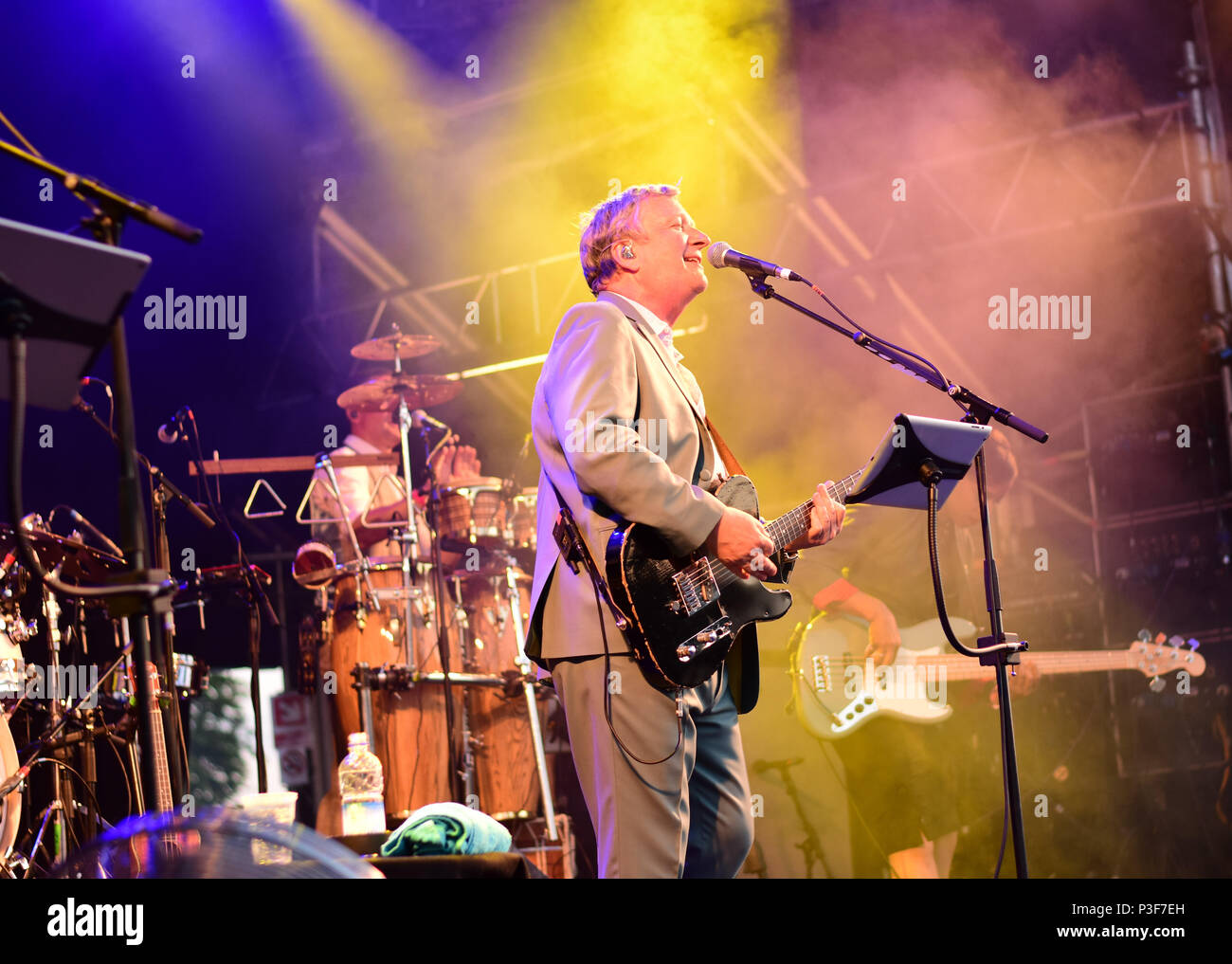 Squeeze rock Bath. England - Pub in the Park festival, June 2018 Stock ...