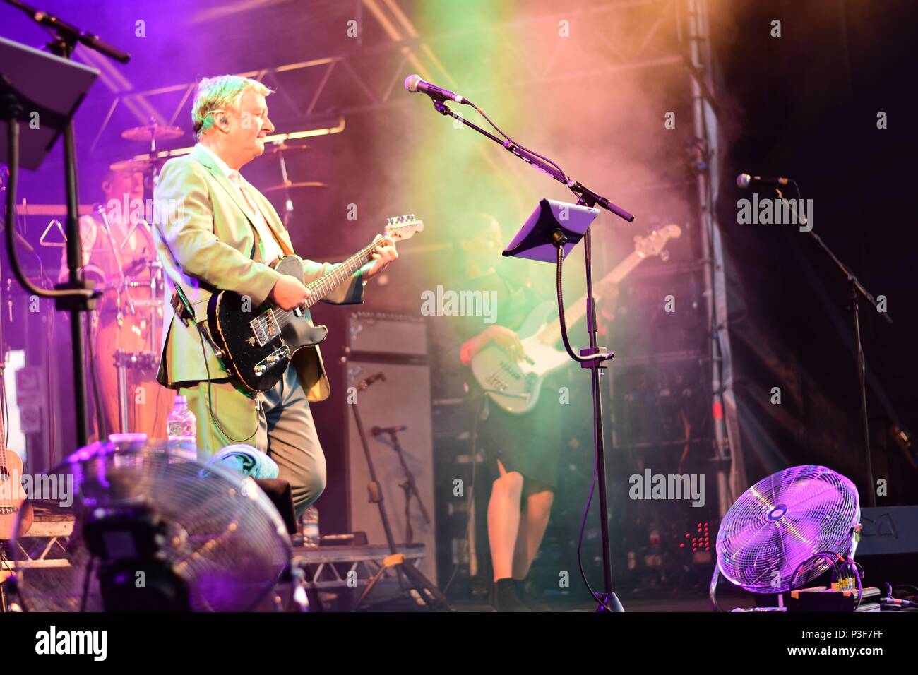 Squeeze rock Bath. England - Pub in the Park festival, June 2018 Stock ...