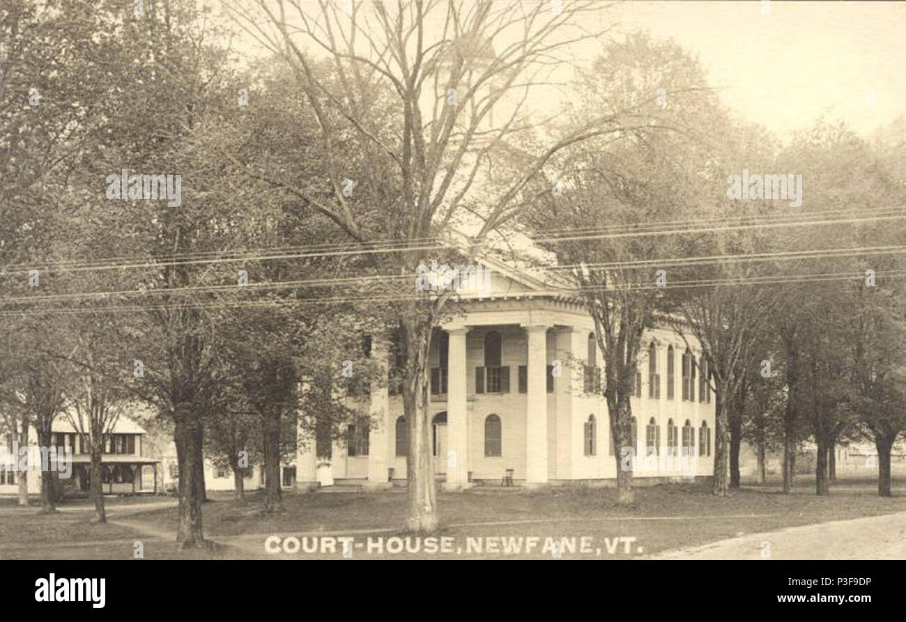 . English: Windham County Courthouse, Newfane, Vermont. It was built in ...