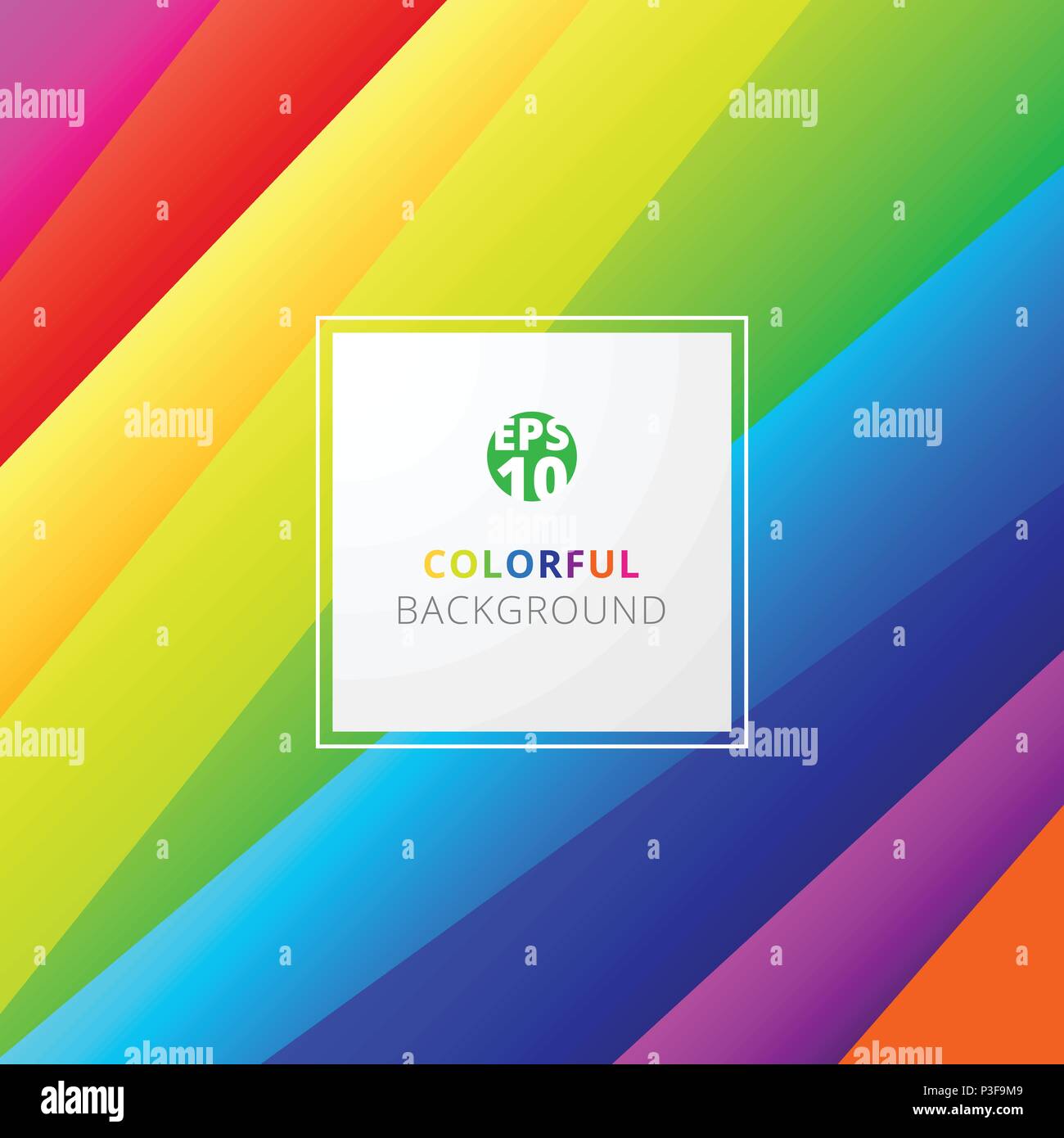 Abstract colorful striped shape. Summer background. Vector illustration ...