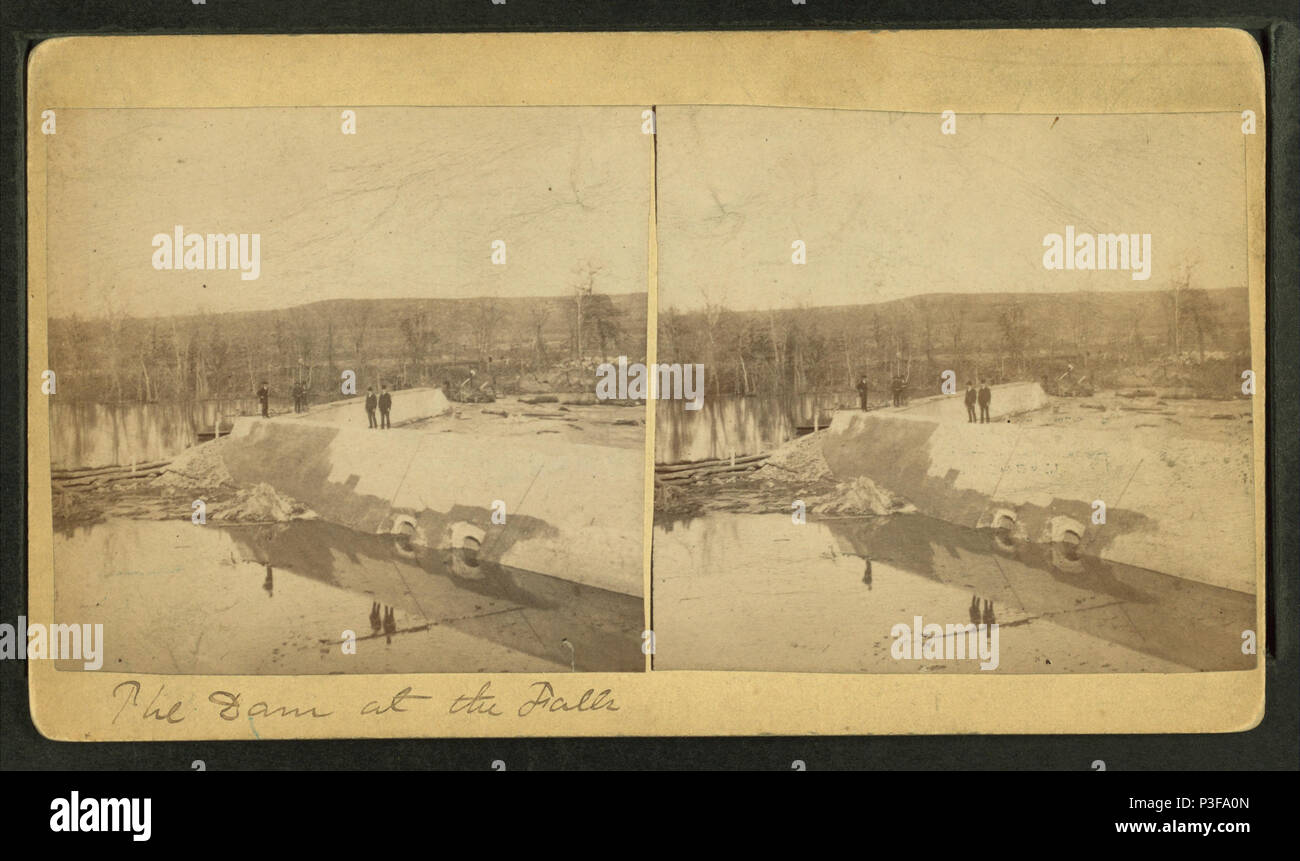 . The Dam at the Falls. Created: ca. 1885. Coverage: 1865?-1880 ...