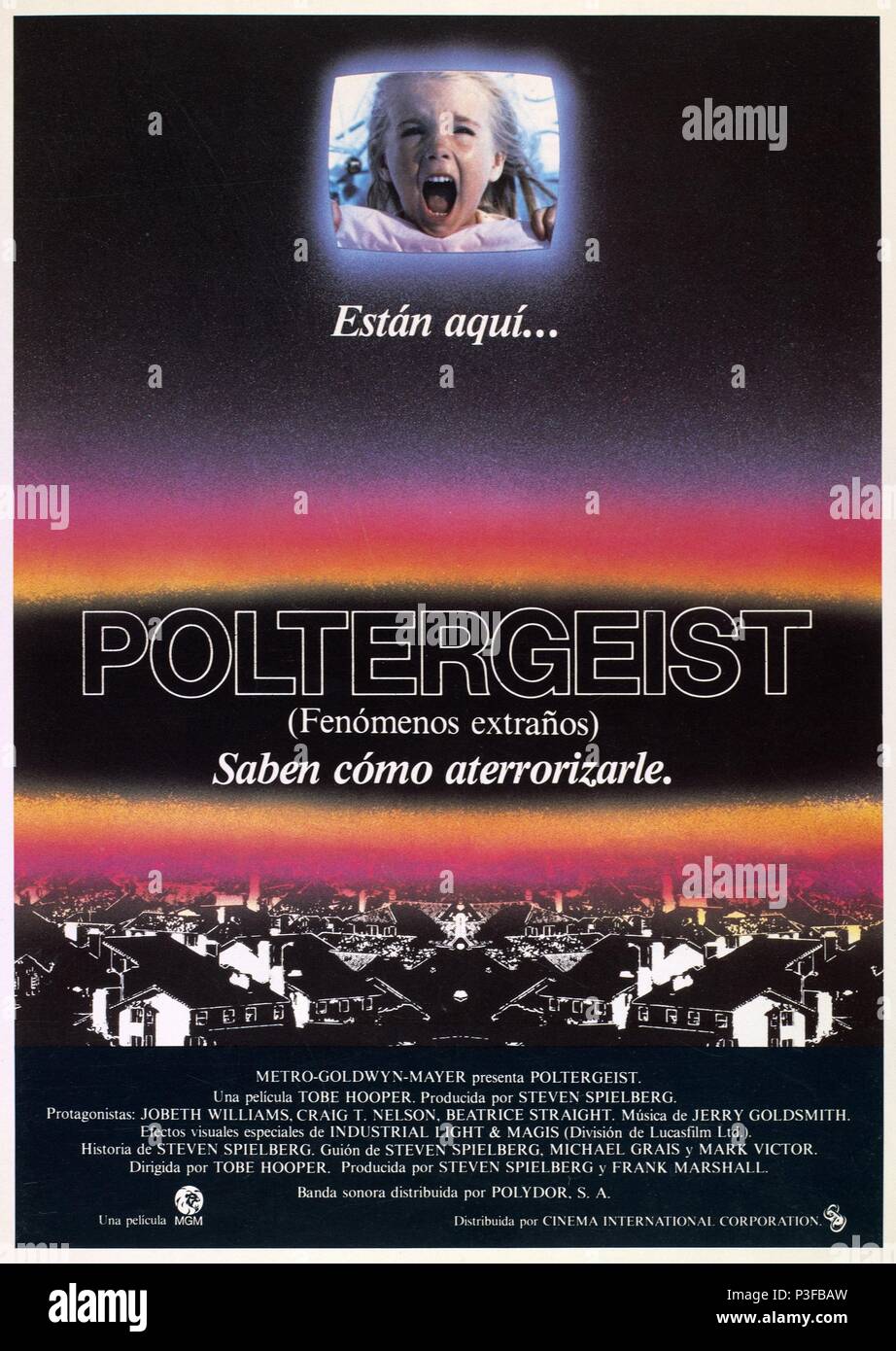 Poltergeist 1982 poster hi-res stock photography and images - Alamy
