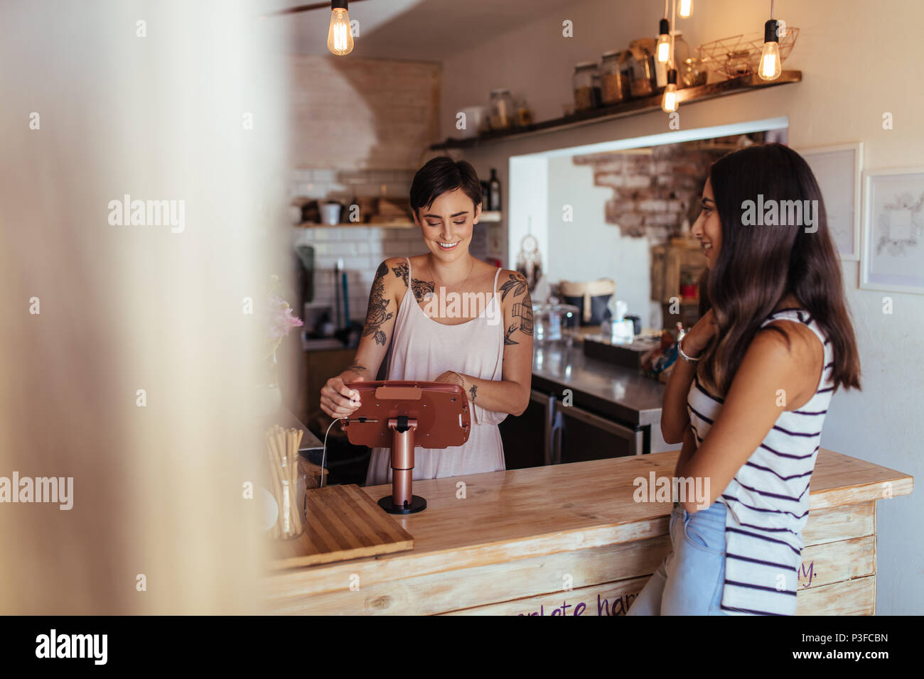 Billing counter of restaurant hi-res stock photography and images - Alamy