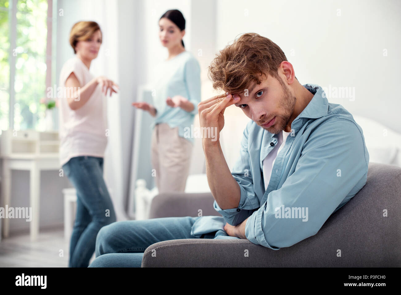 Elderly mother son holding hi-res stock photography and images - Alamy
