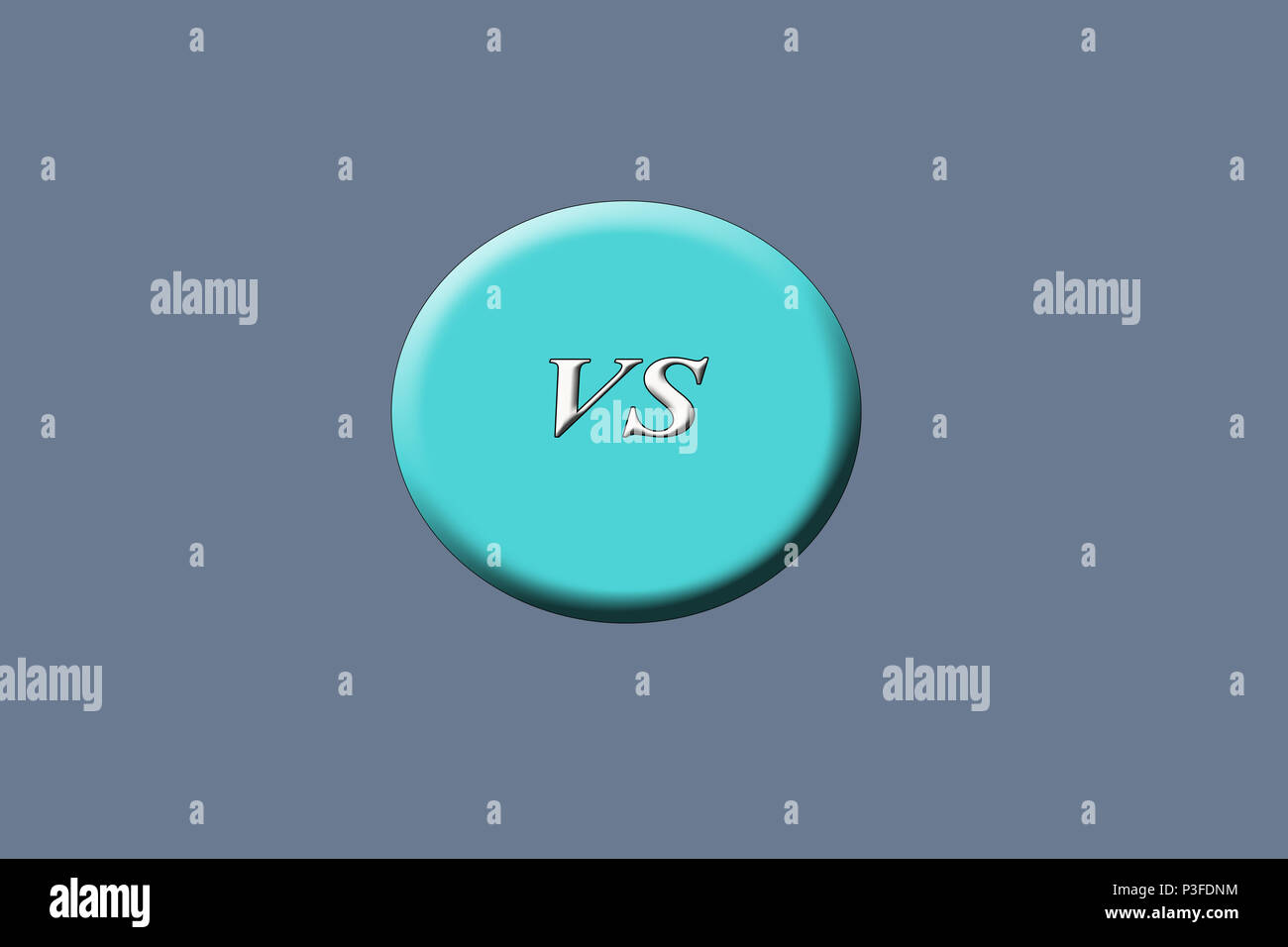 Vs text written on hi-res stock photography and images - Alamy