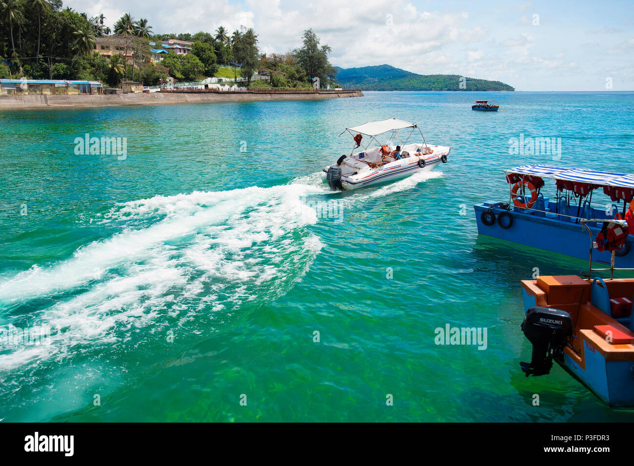 Water Transport, Rajeev Gandhi Water sports Complex and Aberdeen Jetty ...