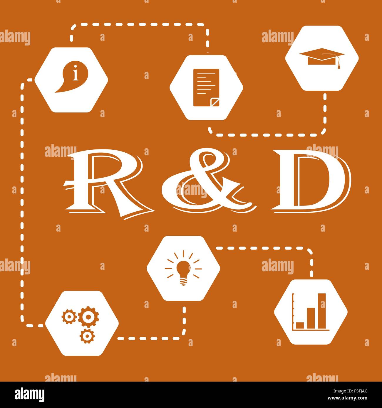 Experiment in progress Stock Vector Images - Alamy