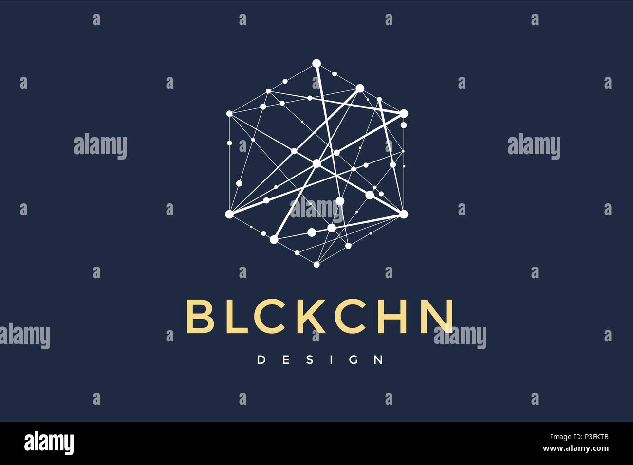 Logo for blockchain technology Stock Vector Image & Art - Alamy