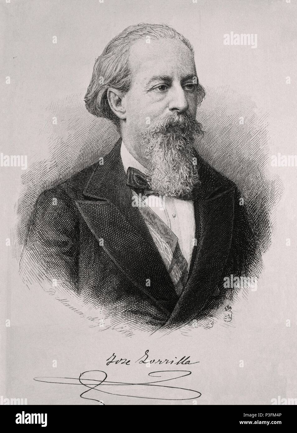 JOSE ZORRILLA ( 1817-1893). Location: BIBLIOTECA NACIONAL-COLECCION ...