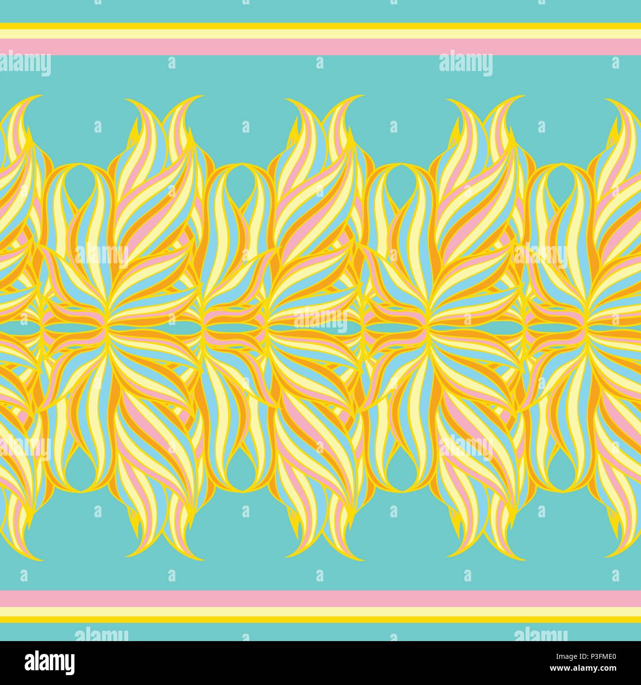 Seamless floral background pattern Stock Vector Image & Art - Alamy