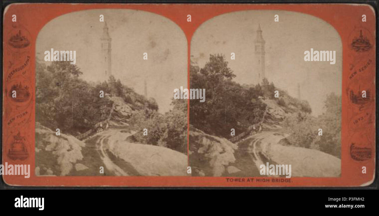 . Tower at High Bridge. Alternate Title: Stereographs of New York City ...