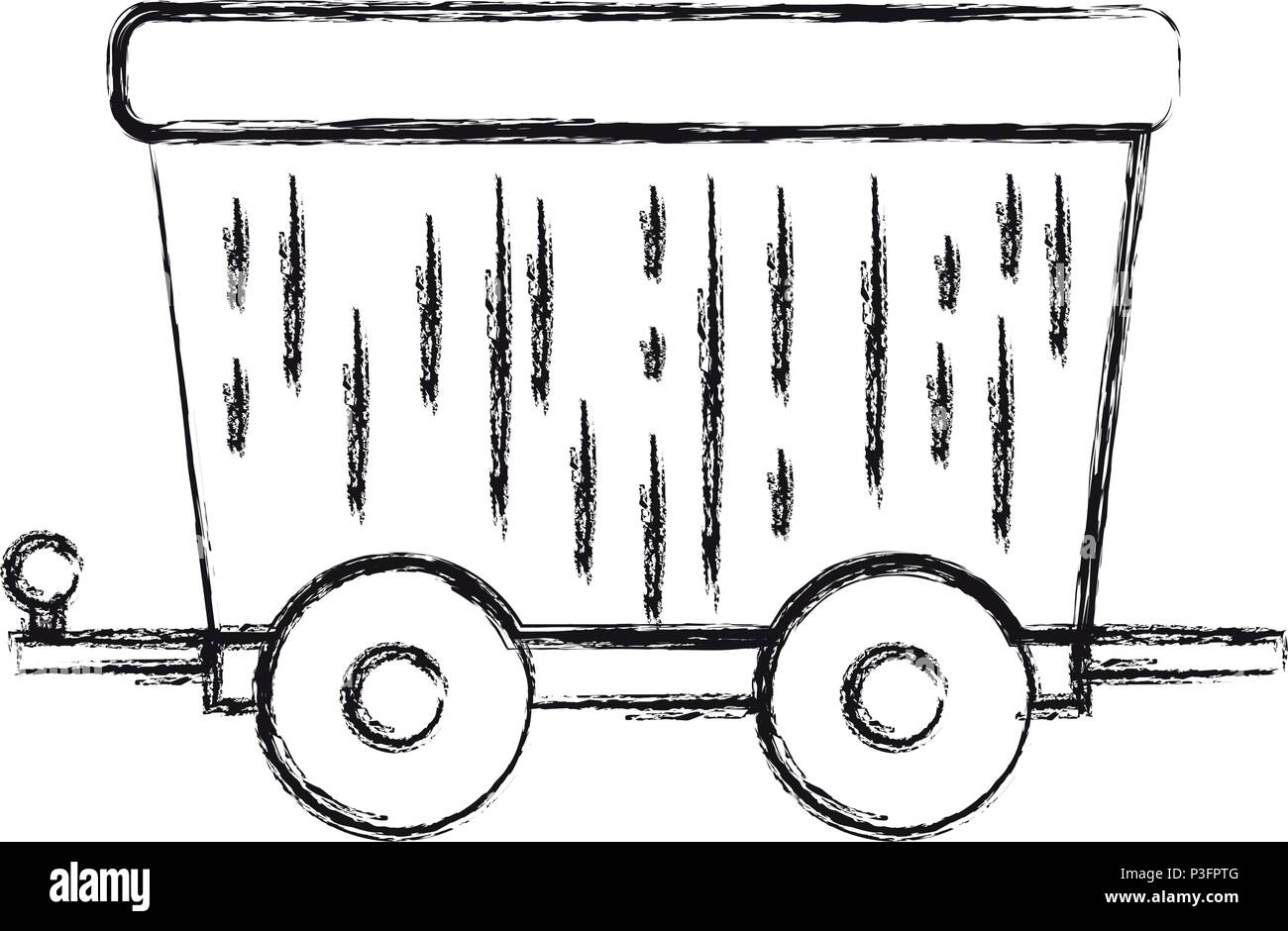 mining wagon isolated icon Stock Vector Image & Art - Alamy