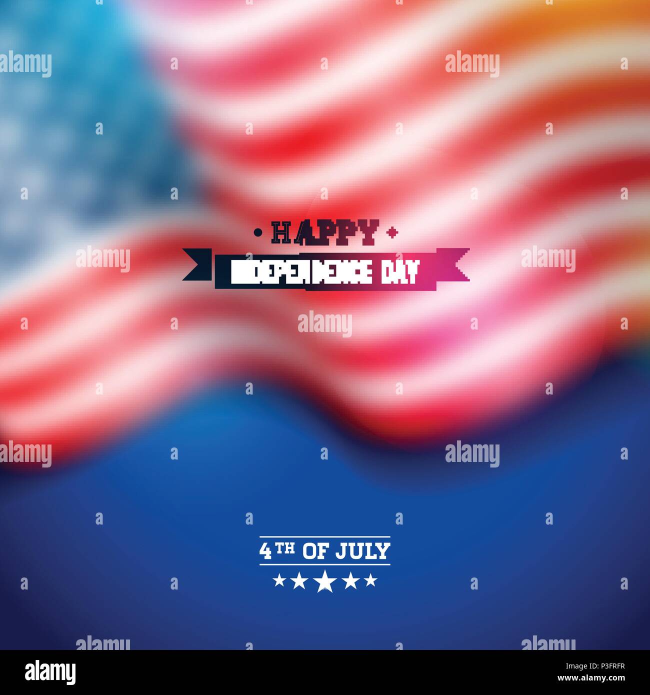 Blurred usa flag Stock Vector Images - Alamy